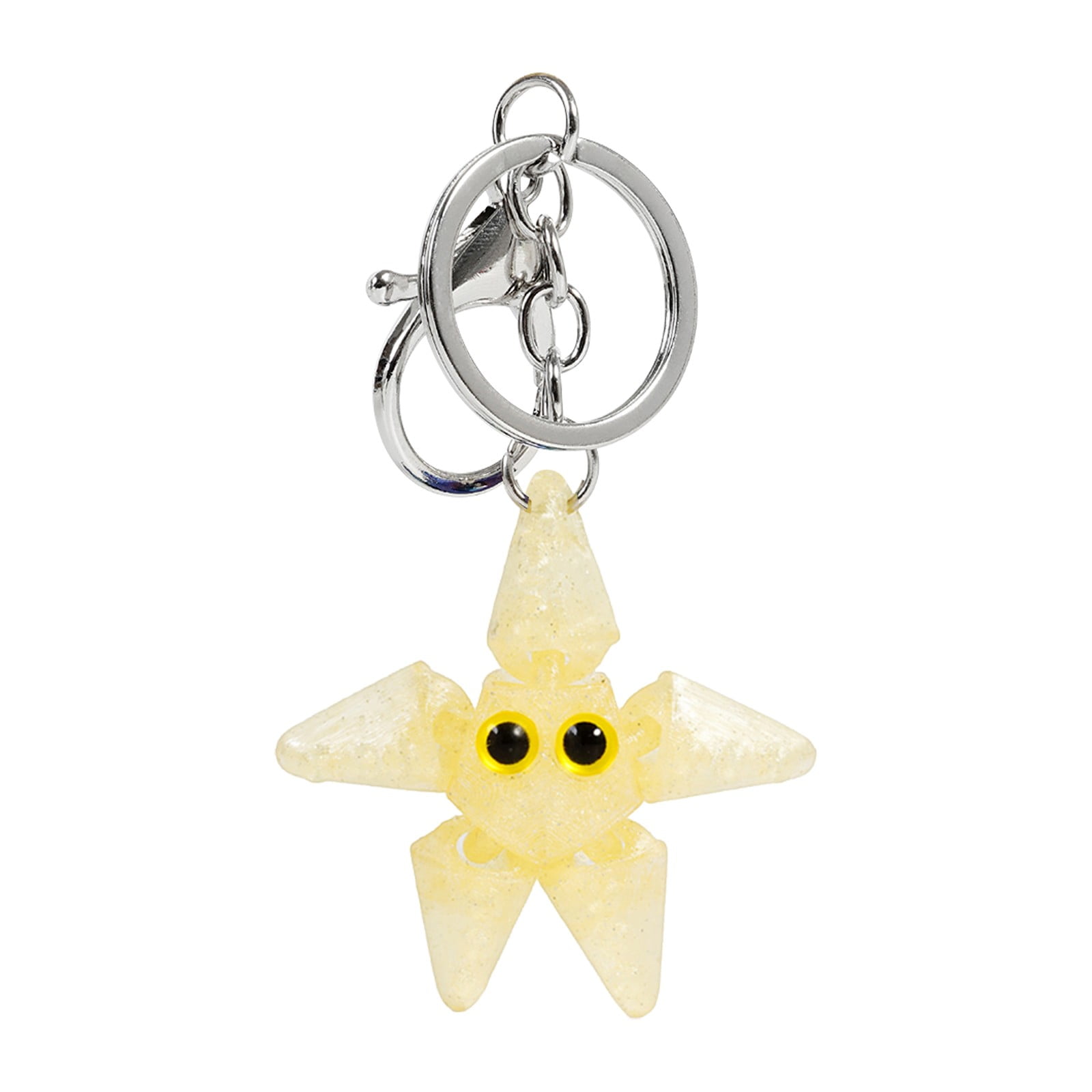 Colorful Starfish Keychain with Eye-catching Design, Durable Metal ...