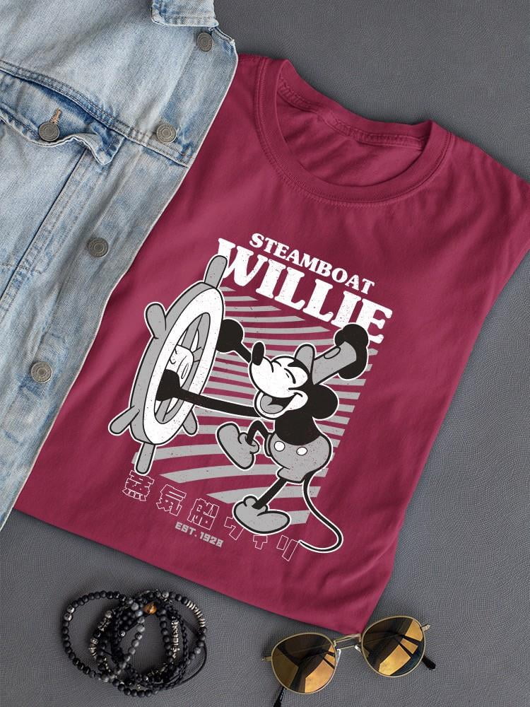 Colorful Steamboat Willie T-shirt Color Men's -SmartPrintsInk Designs ...