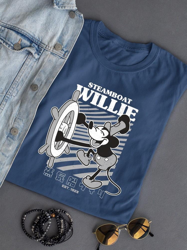 Colorful Steamboat Willie T-shirt Color Men's -SmartPrintsInk Designs ...