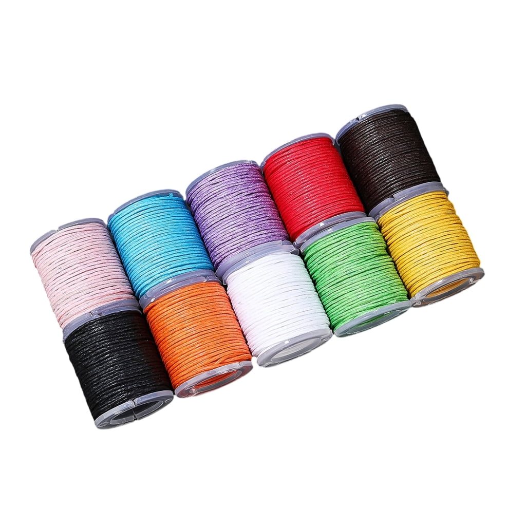 Colorful Stretchy Beading Thread 10 Rolls Flexible Crystals Jewelry ...