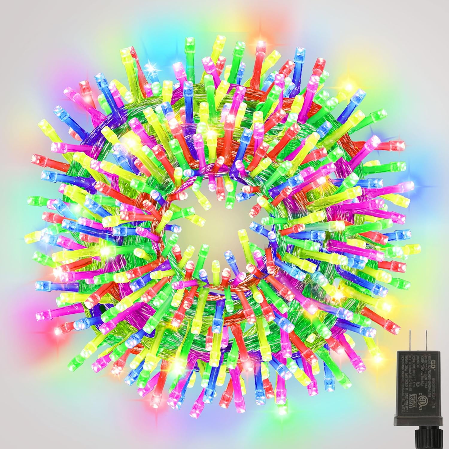 Colorful String Lights, 66 ft 200 LED Pastel Easter Lights 11 Modes ...
