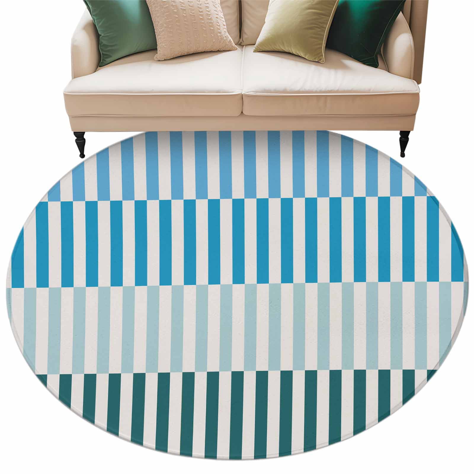 Colorful Stripe Large Area Rugs for Bedroom Living Room, Soft Non Slip ...