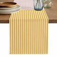 Colorful Stripe Table Runner, Modern Pink Red Yellow Vertical Striped ...