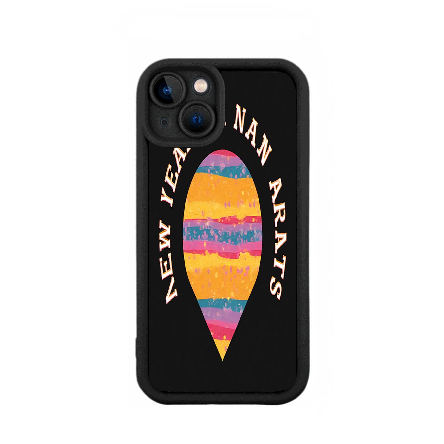 Colorful Striped Egg Design Phone Case for iPhone 15 - Lightweight ...