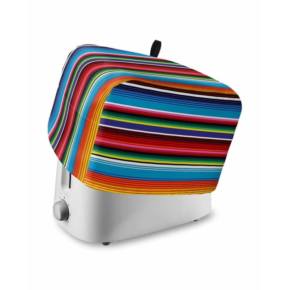 Colorful Striped Small Toaster Cover 2 Slice, Kitchen Appliance Covers ...