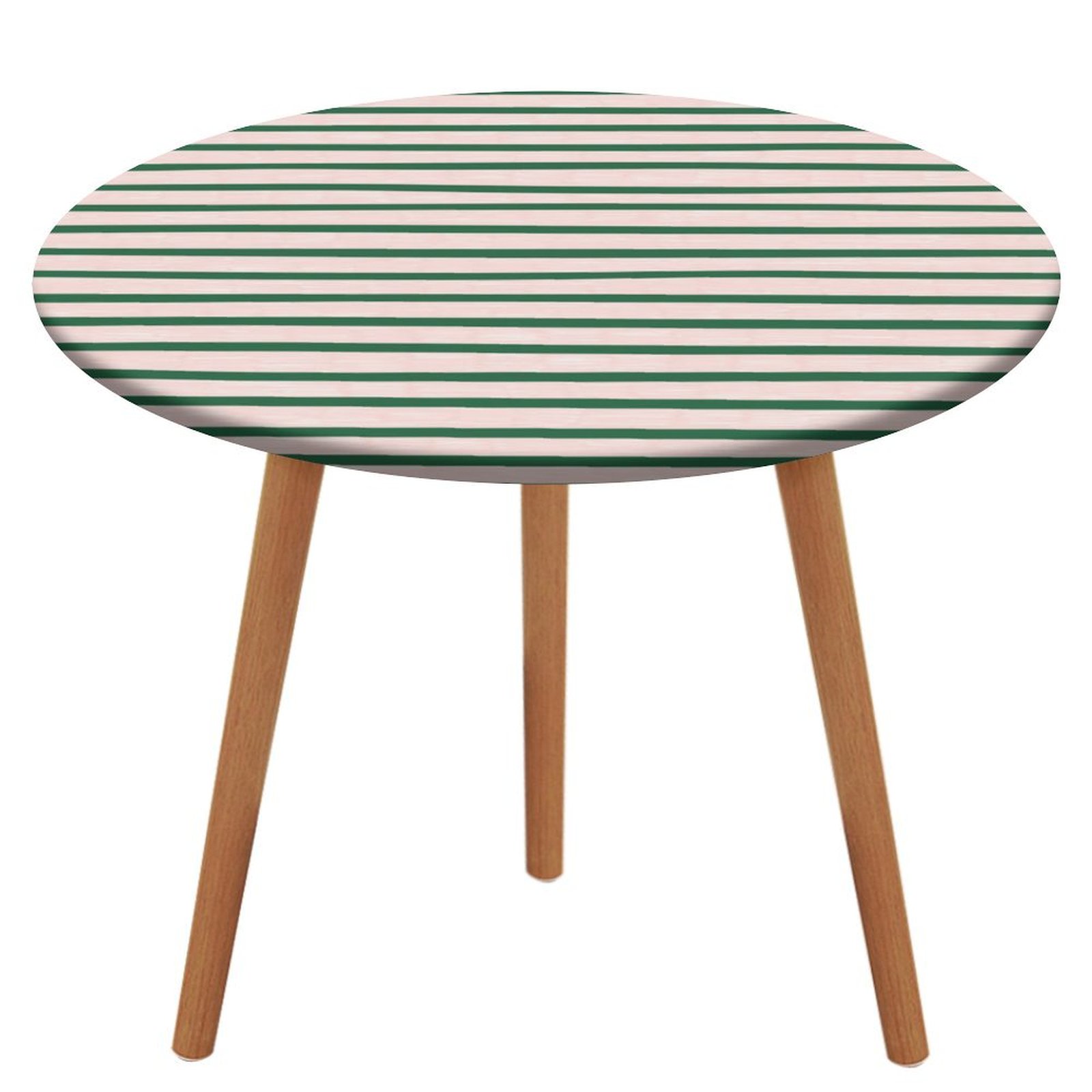 Colorful Stripes Tablecloth Round Elastic Fitted Waterproof Table Cover ...