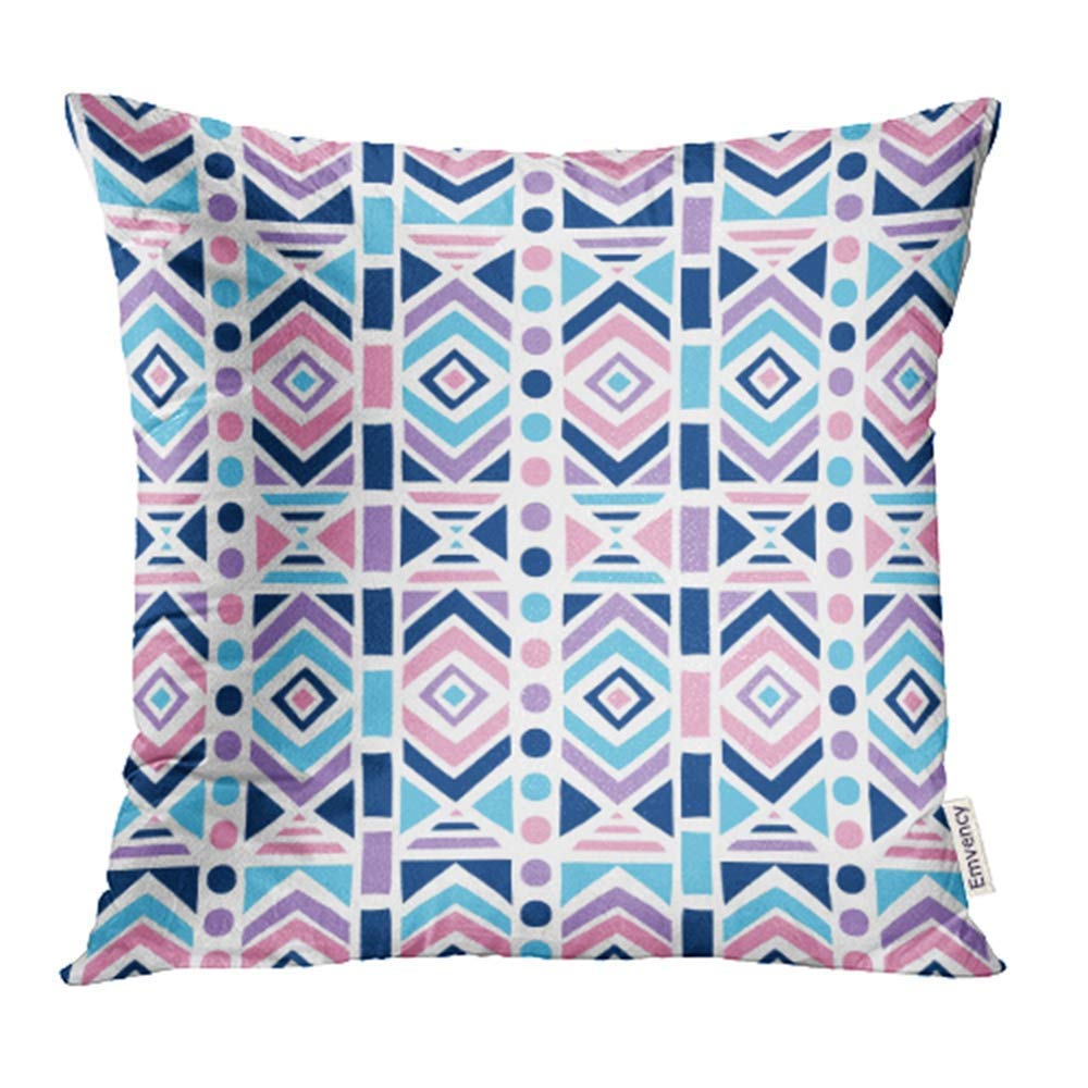 Colorful Summer Aztec Pattern White American Cute Drawn Eskimo Folklore ...