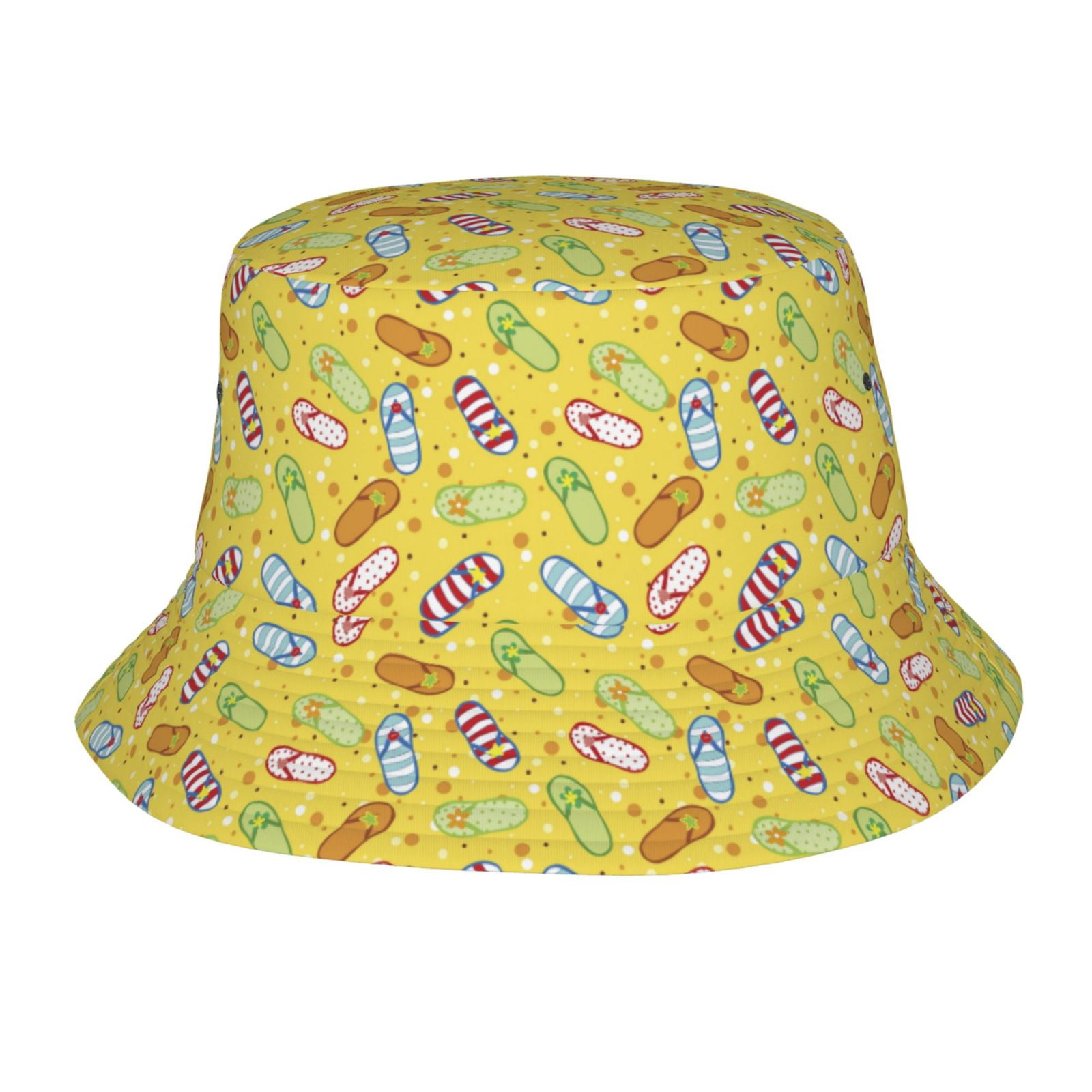 Colorful Summer Flip Flops Bucket Hats for Men Women Beach Sun Hat ...