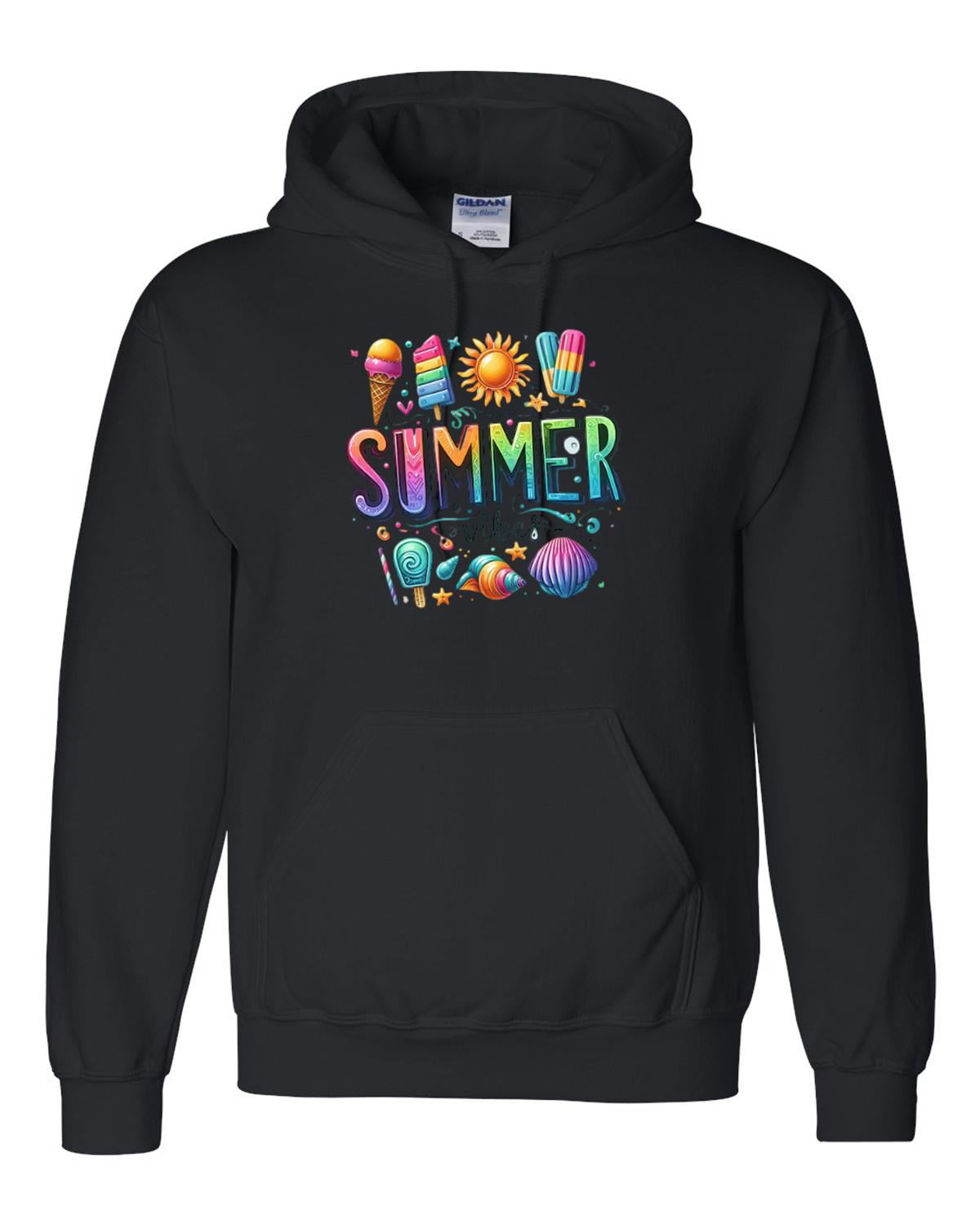 Colorful Summer Ice Cream Hoodie – Bright and Fun Design, for men ...