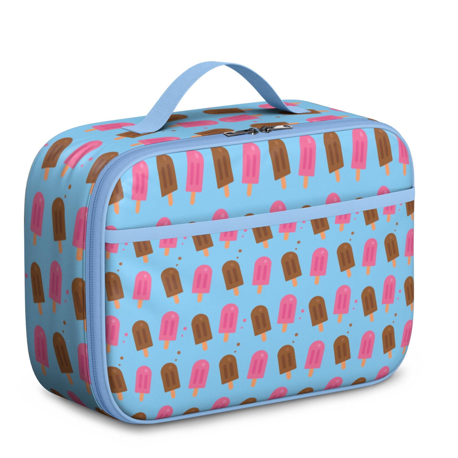 Colorful Summer Lunch Bag - Insulated Food Pattern Lunch Tote for ...