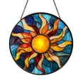 Colorful Sun Round Window Hanging Art2101 - Walmart.com