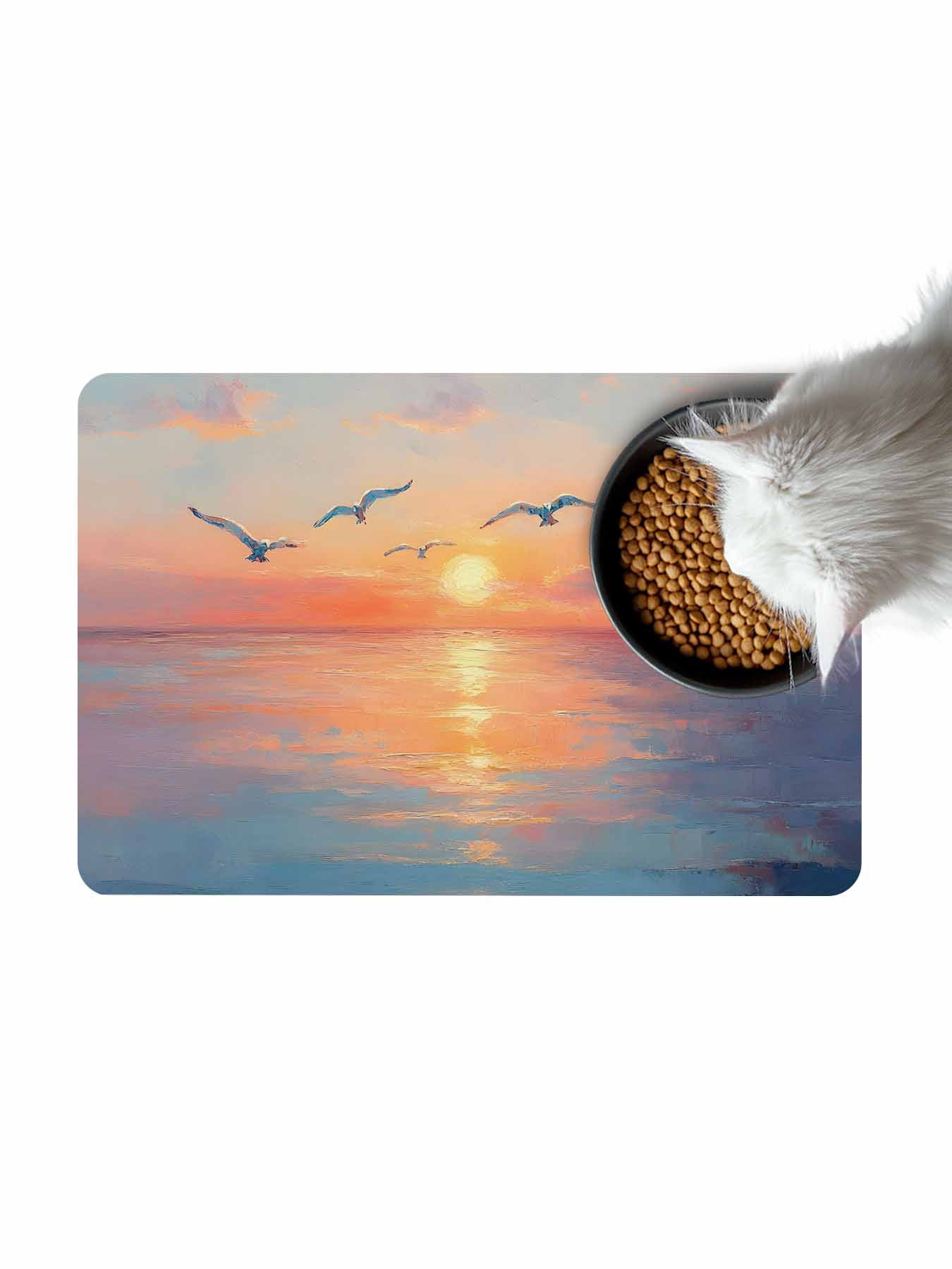 Colorful Sunset Doormat Non Slip Diatomaceous Earth Door Mat Absorbent ...