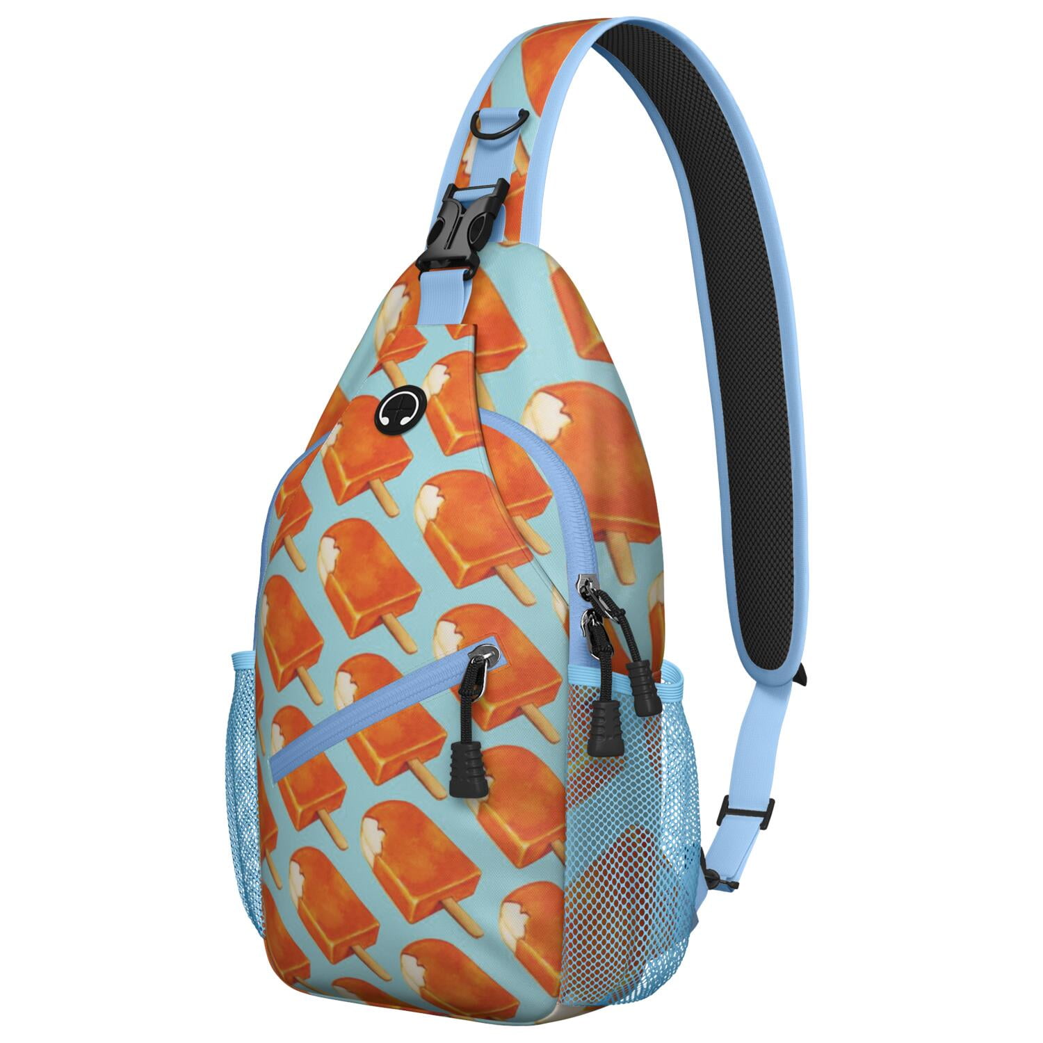 Colorful Sweet Treats Dessert Pattern Lightweight Sling Backpack ...