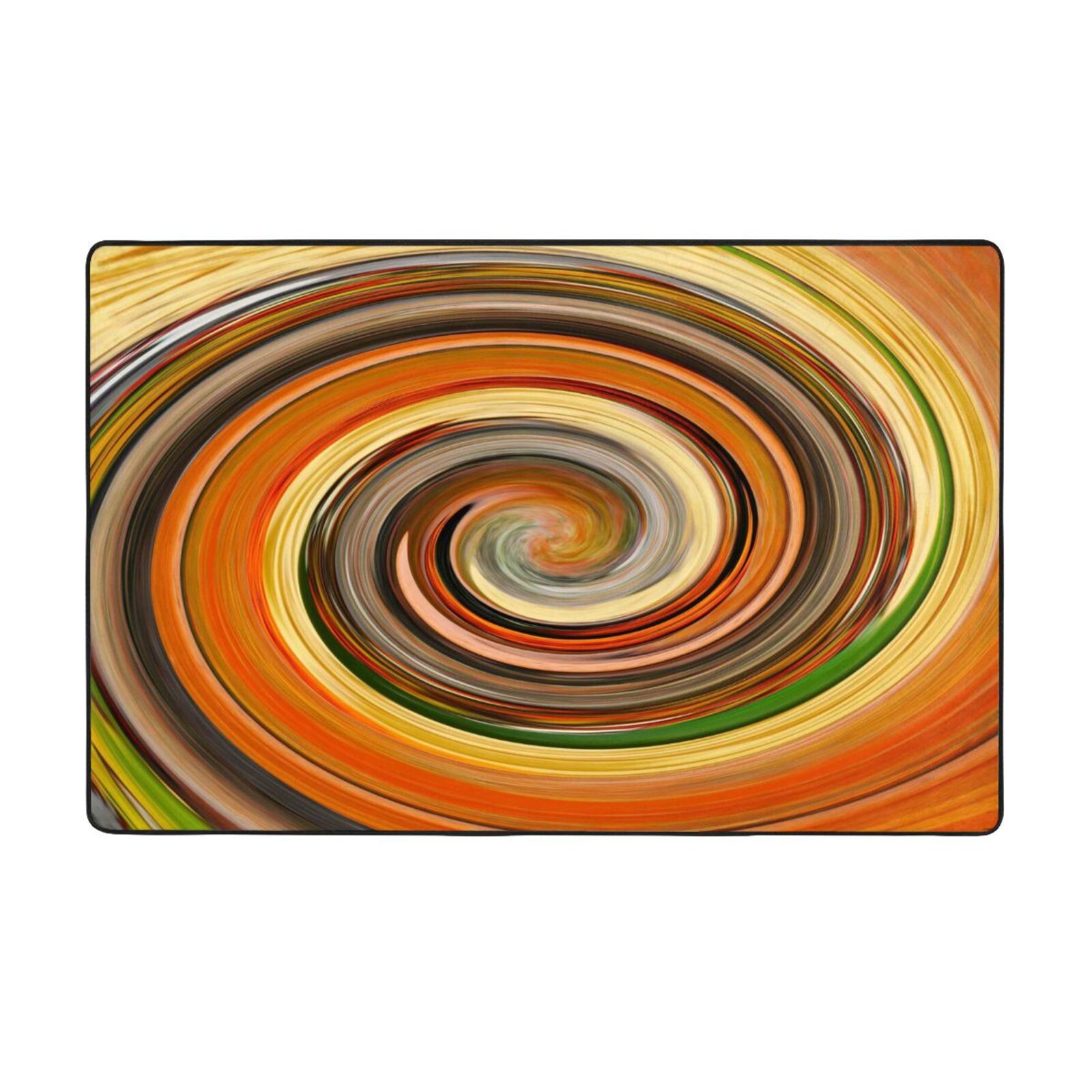 Colorful Swirl Shaggy Area Rug, Rugs for Living Room Bedroom Non Slip ...