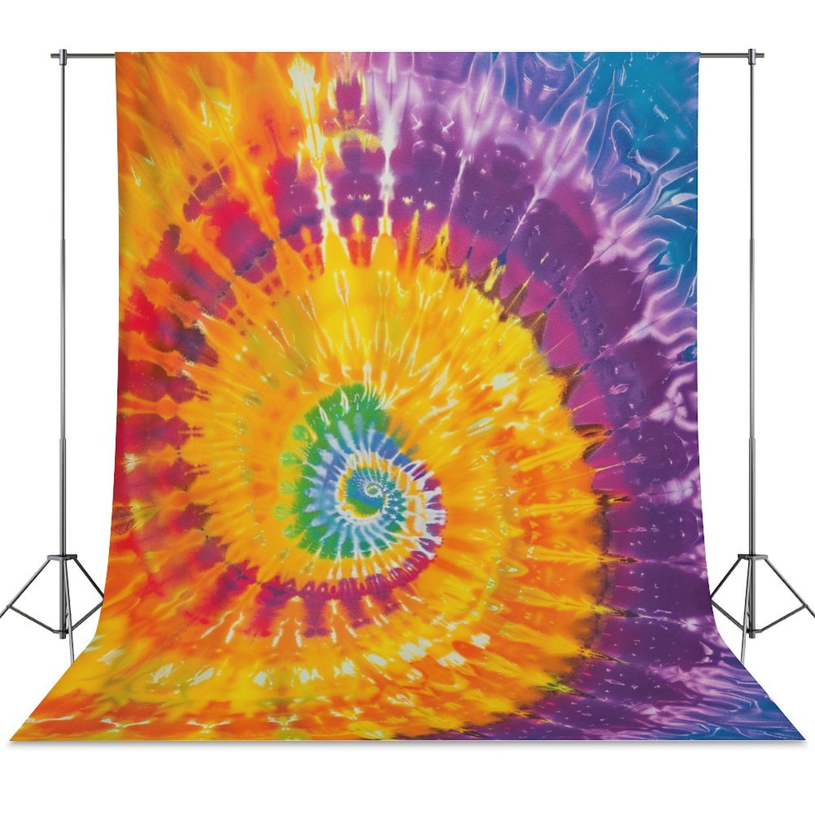 Colorful Swirls Tie-dye Backdrop Background for Photography Photo Booth ...
