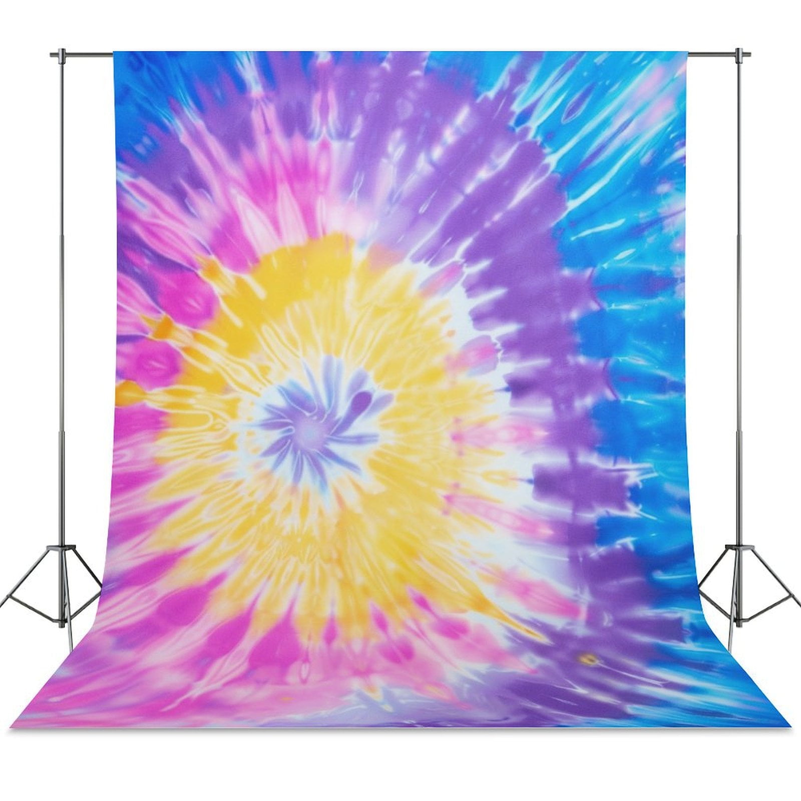 Colorful Swirls Tie-dye Backdrops for Photography for Party Backdrop ...