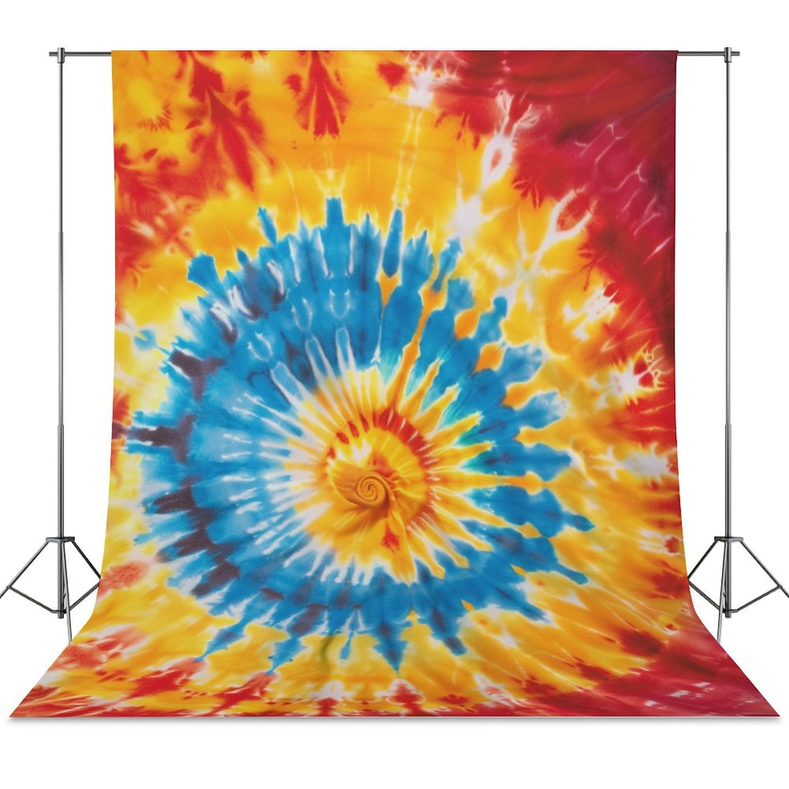 Colorful Swirls Tie-dye Backdrops for Photography for Party Backdrop ...