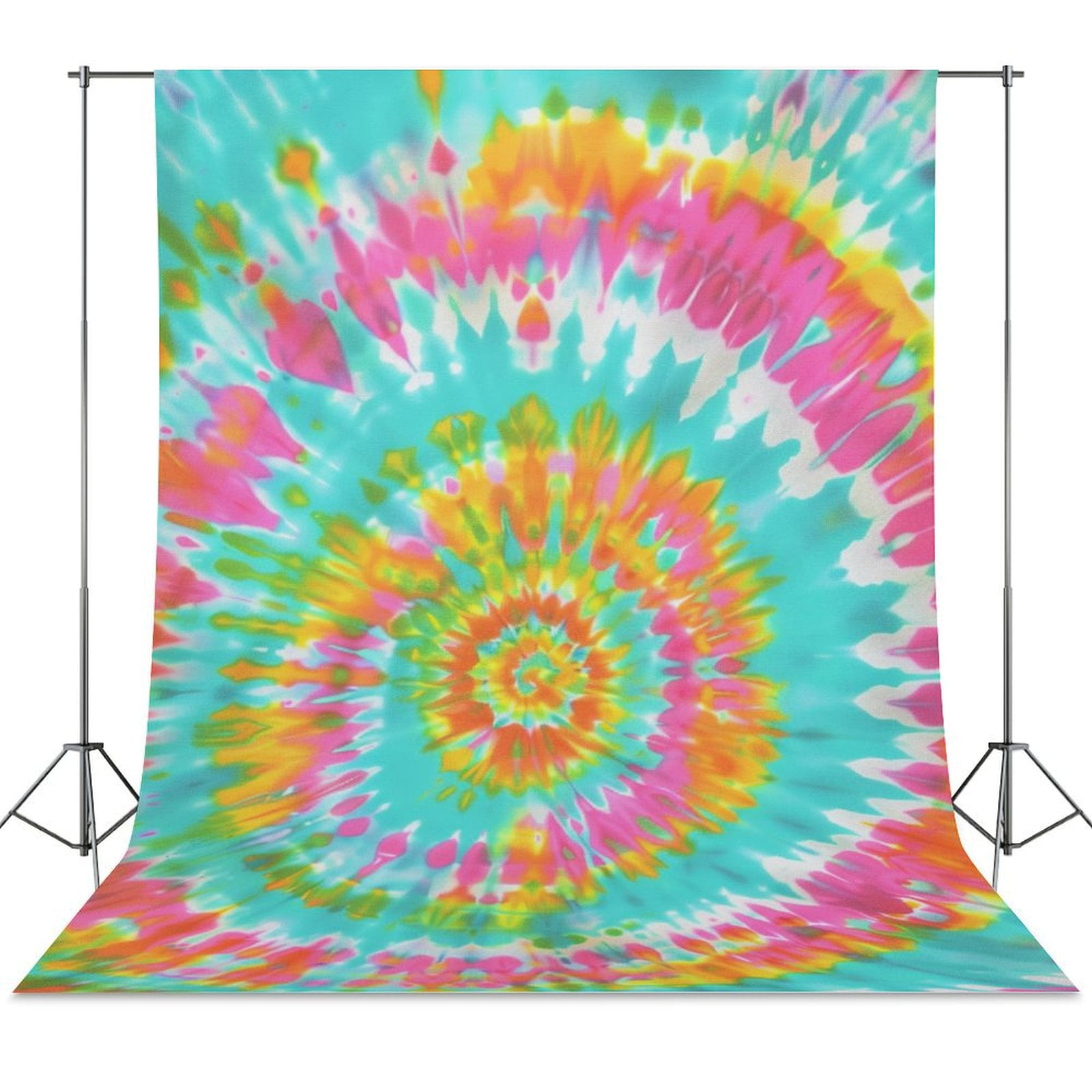 Colorful Swirls Tie-dye Backdrops for Photography for Party Backdrop ...