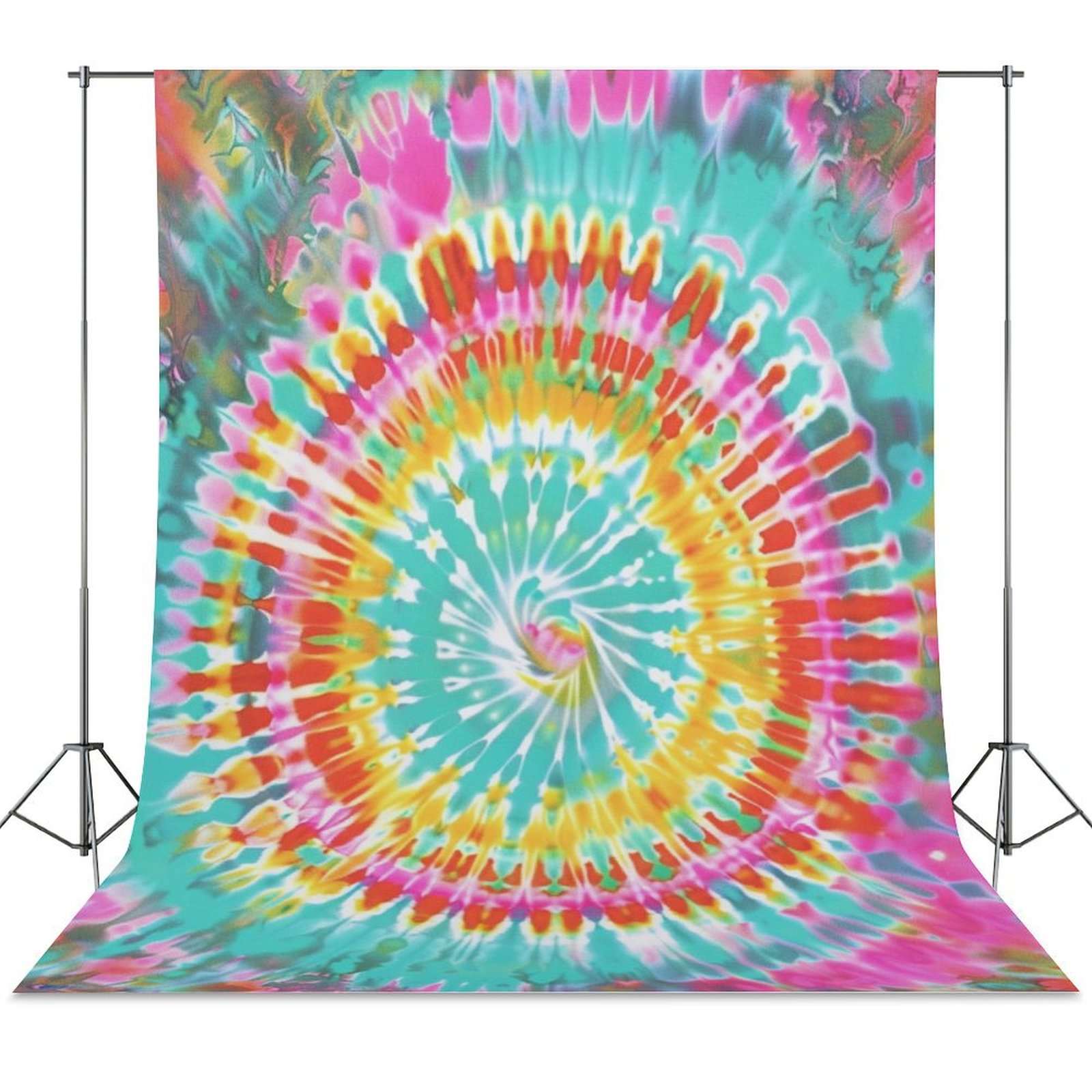 Colorful Swirls Tie-dye Backdrops for Photography for Party Backdrop ...