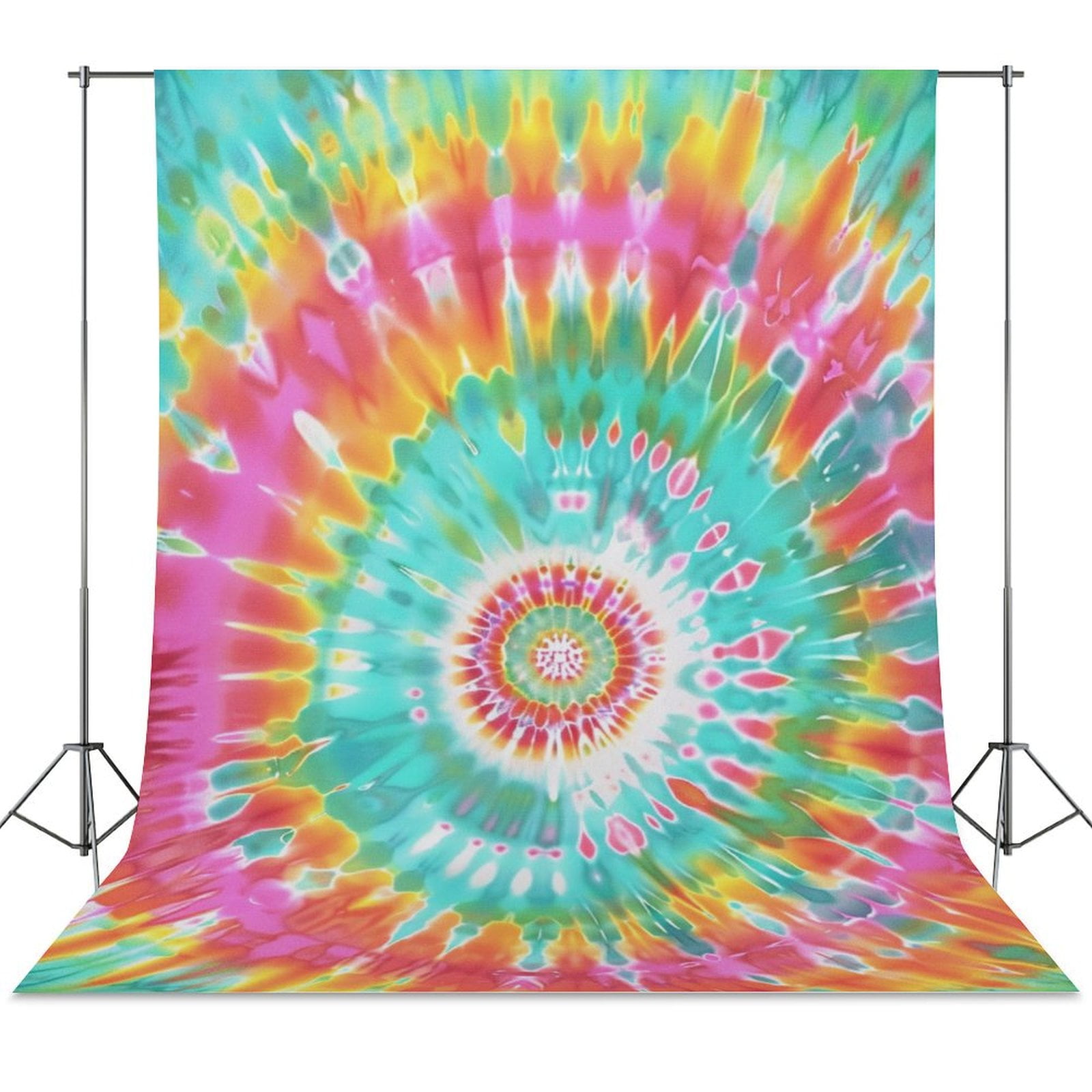 Colorful Swirls Tie-dye Backdrops for Photography for Party Backdrop ...