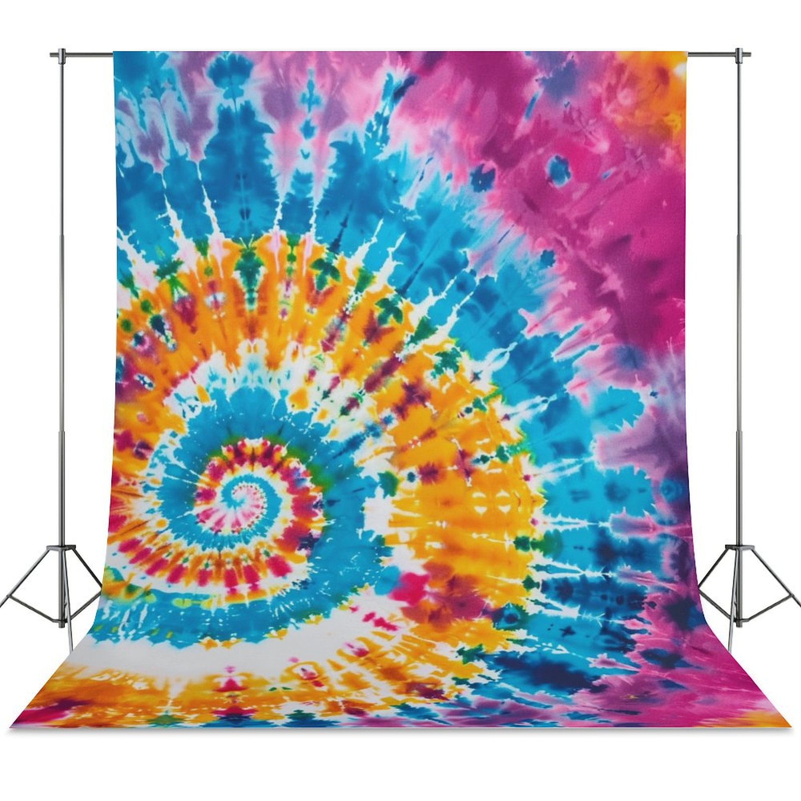 Colorful Swirls Tie-dye Spring Backdrop Backdrops for Photography Photo ...