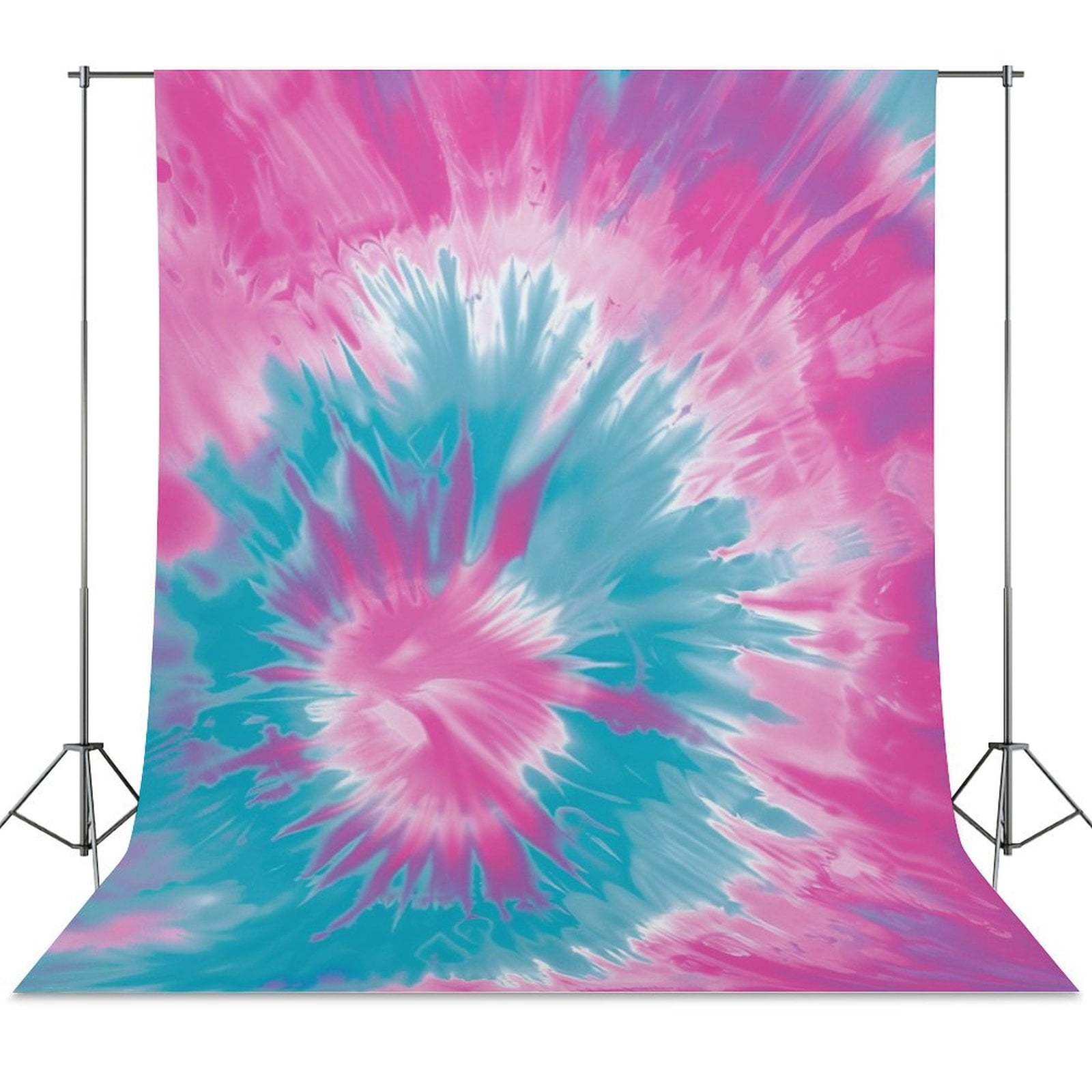 Colorful Swirls Tie-dye Spring Wall Backdrop Background Floral ...
