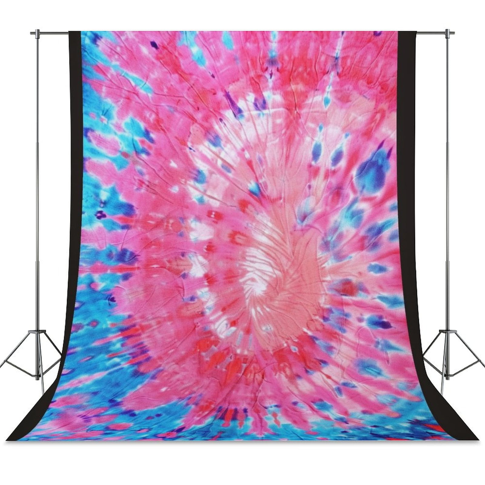 Colorful Swirls Tie-dye Spring Wall Backdrop Background Floral ...