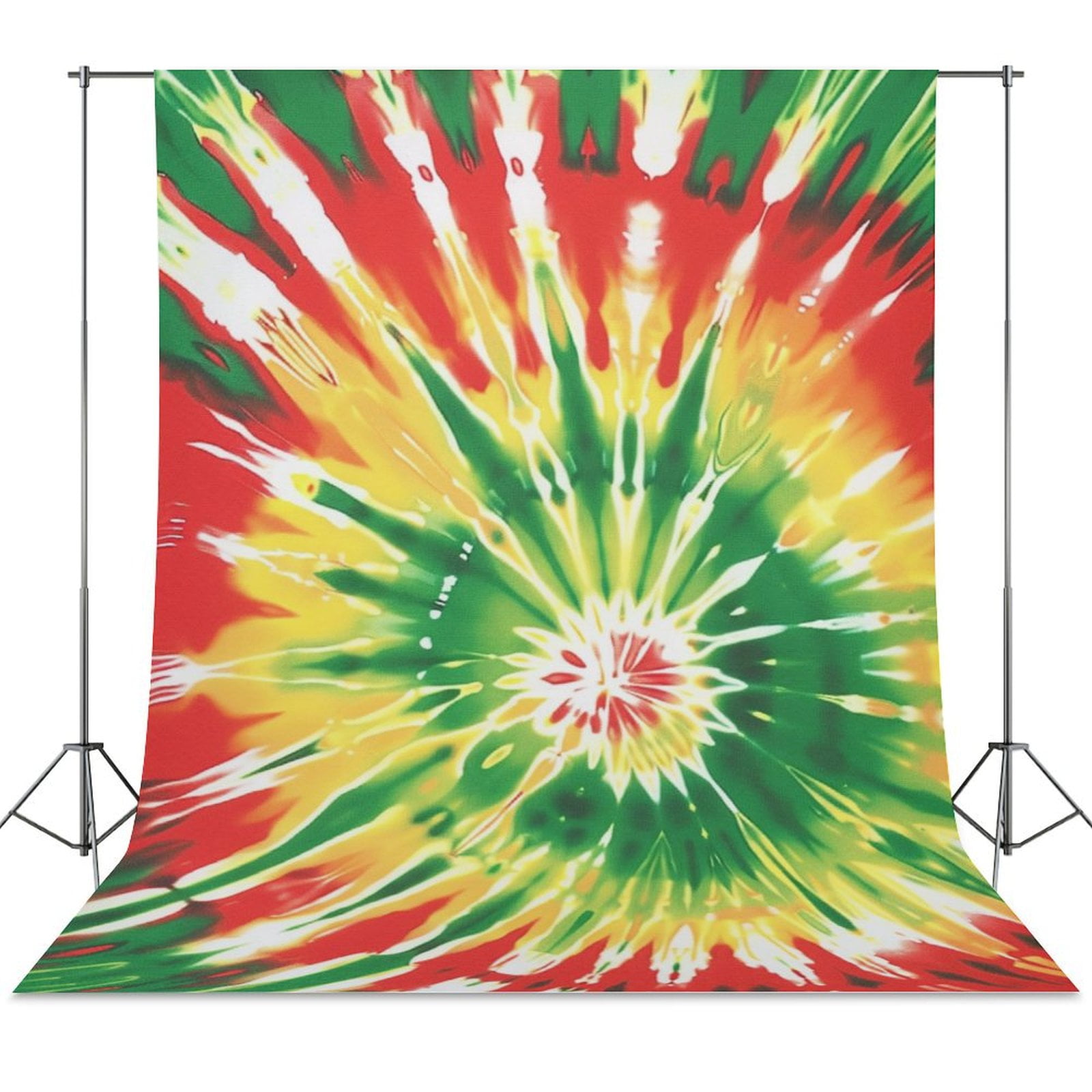 Colorful Swirls Tie-dye Spring Wall Backdrop Background Floral ...
