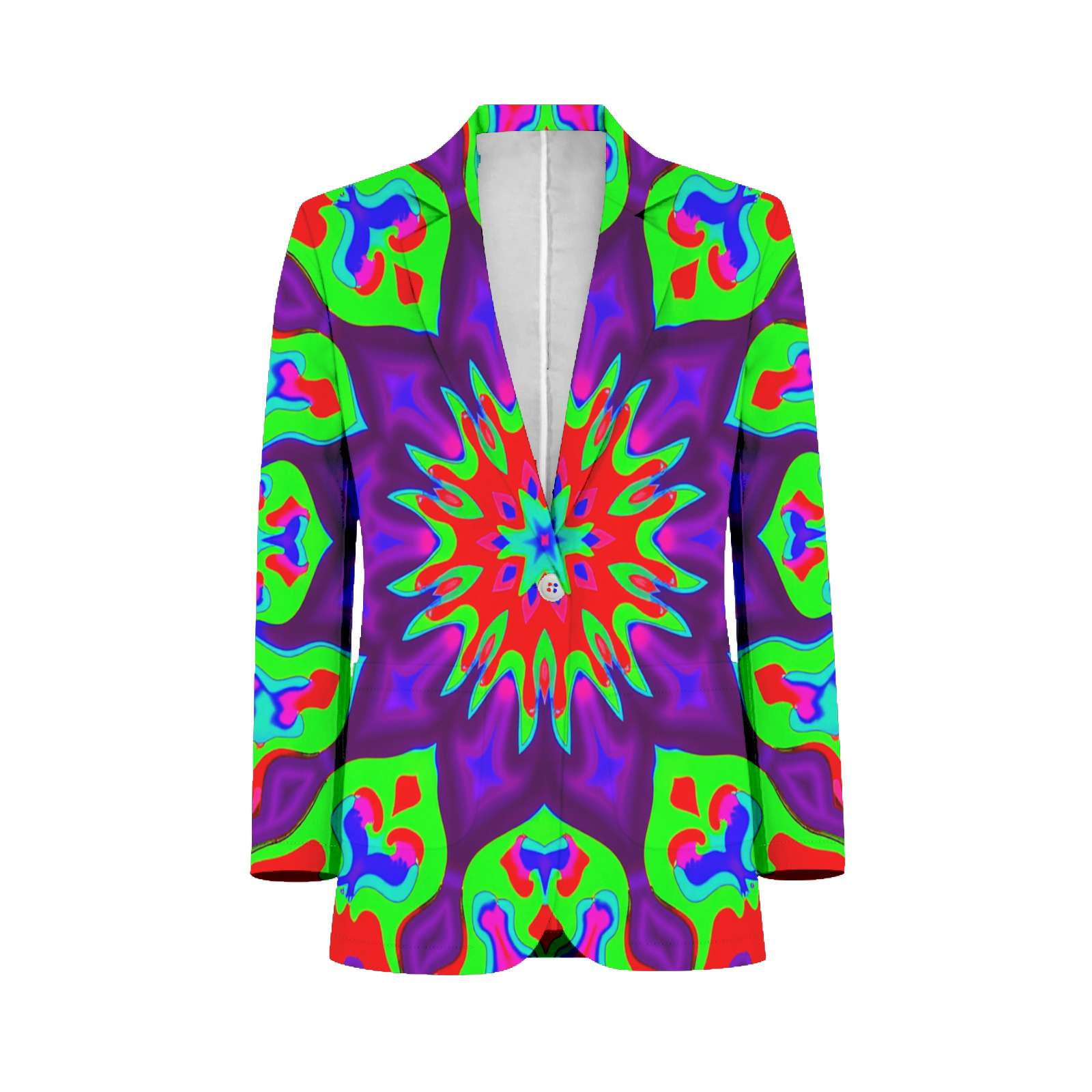 Colorful Symmetrical Psychedelic Image Customized Men's Suits full man ...