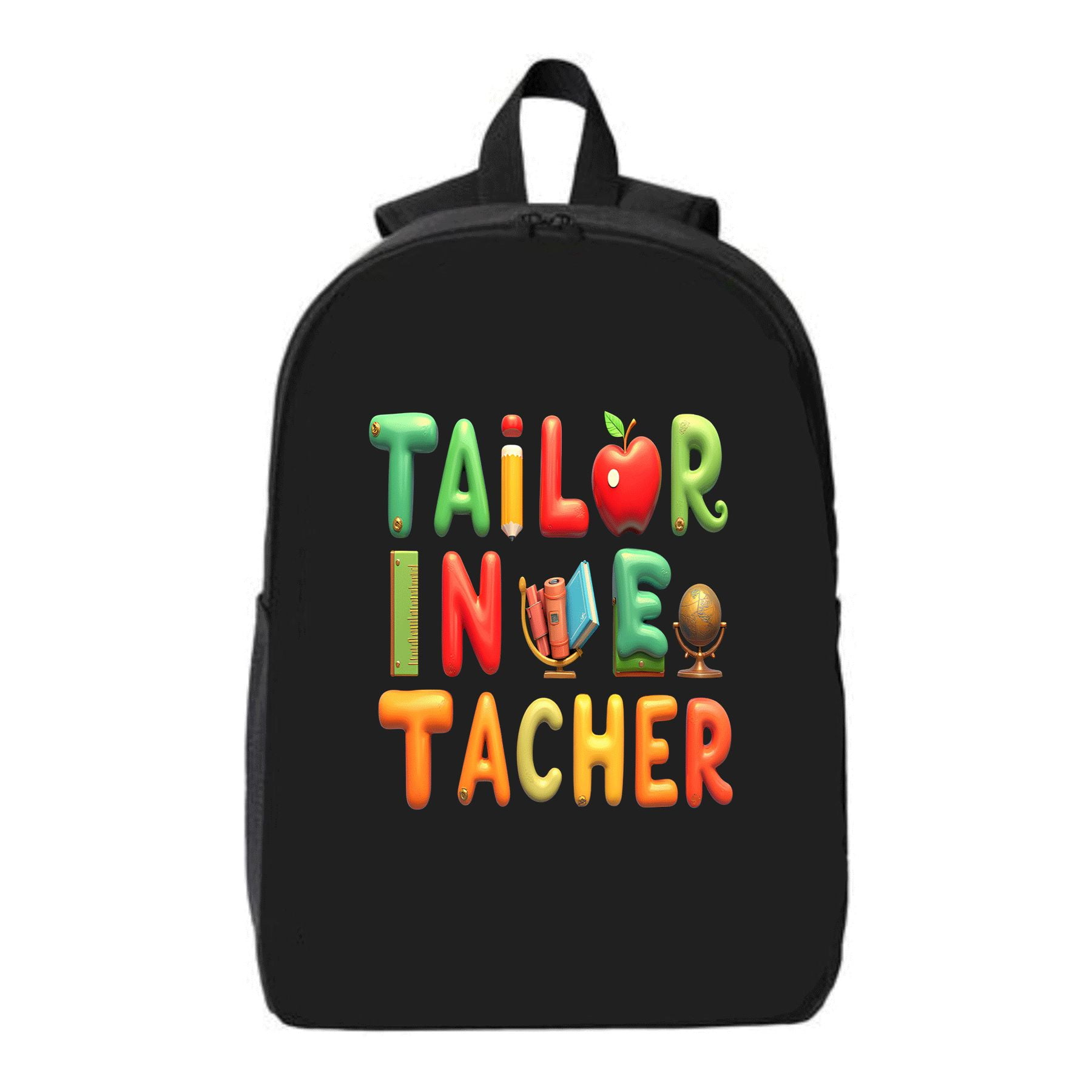 Colorful " TAILOR IN THE TACHE " Design Laptop Backpack - Fits 15 ...