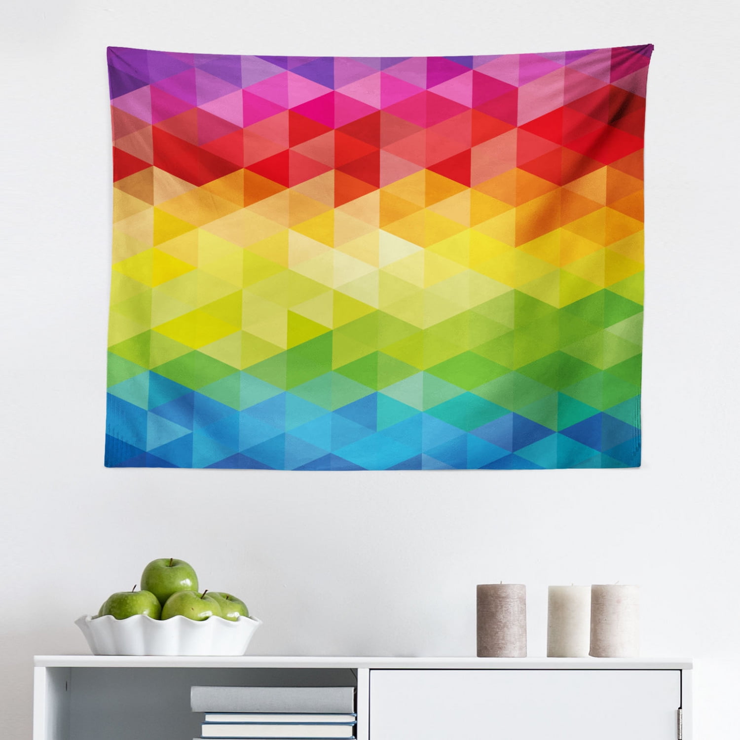 Colorful Tapestry, Nostalgic Hot Air Balloons in Sky Flying Journey Fun ...