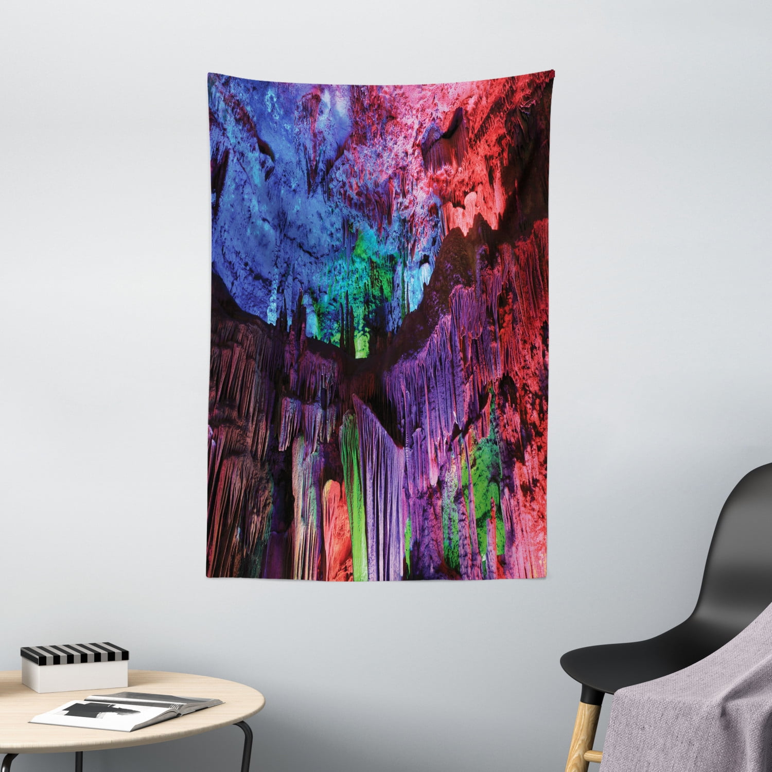 Colorful Tapestry, Rainbow Colored Rock Formation Theme Natural ...