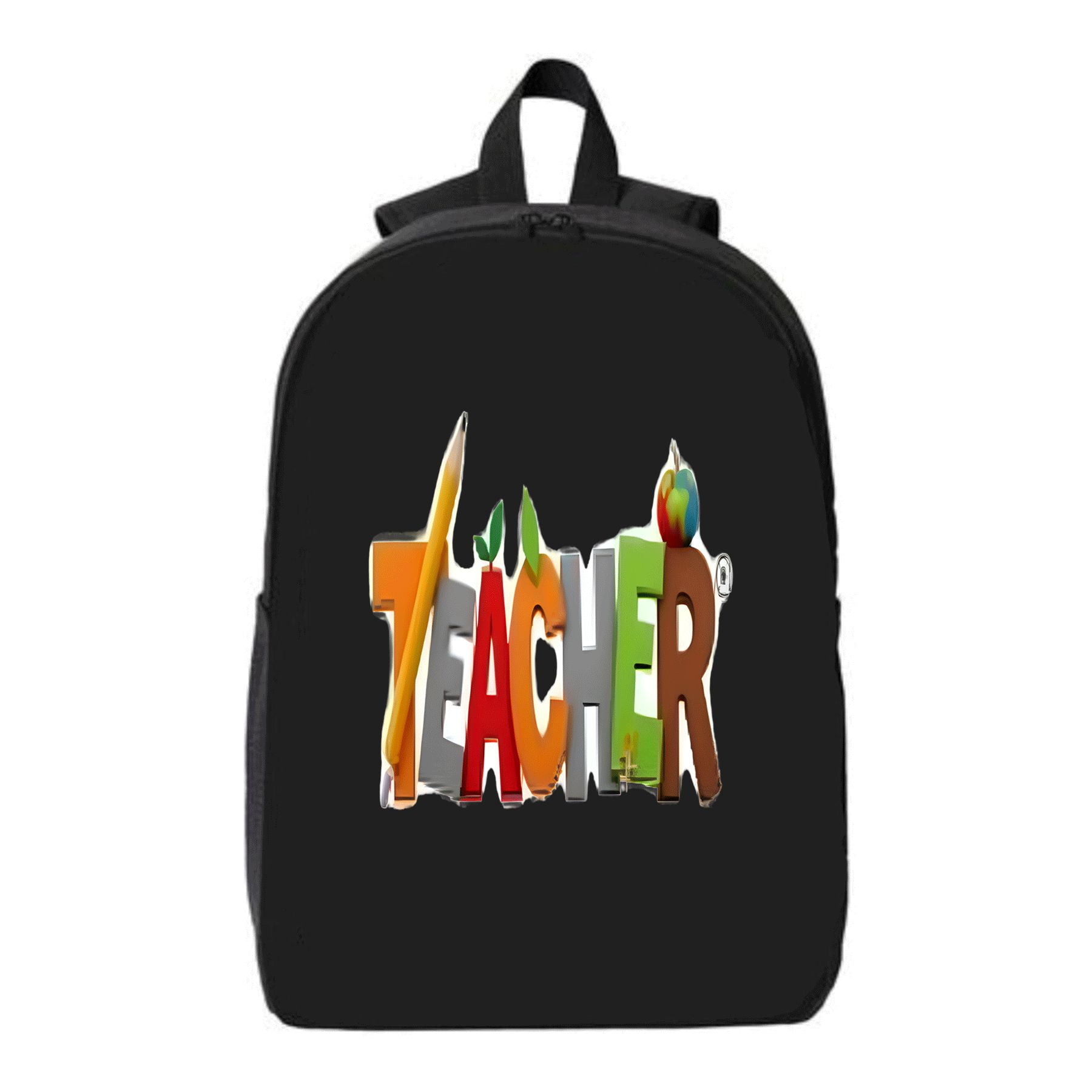 Colorful Teacher Design Laptop Backpack - Fits 15 " Laptop & iPad ...