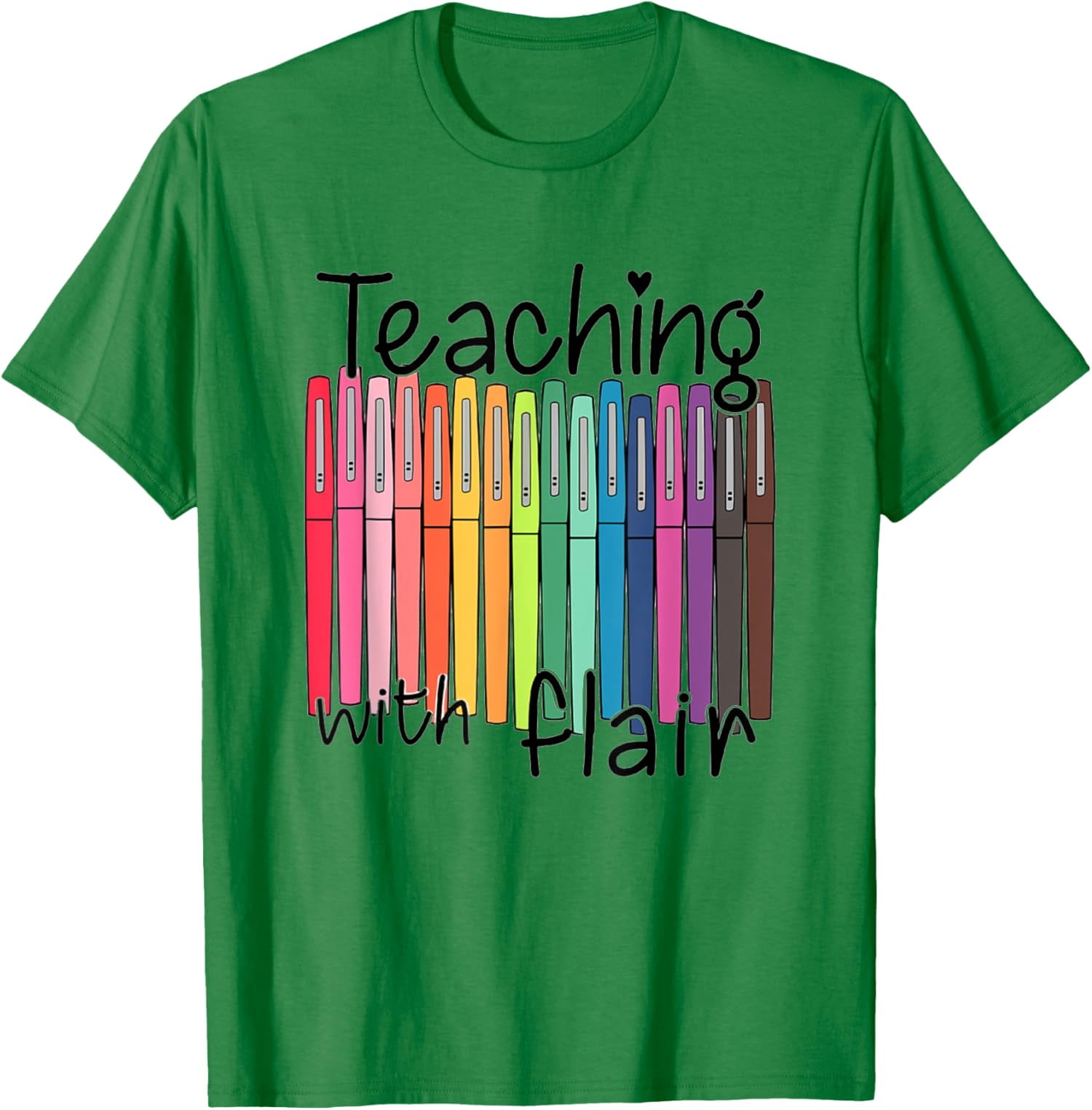 Colorful Teaching With Flair Preschool Back to School Unisex T-Shirt ...