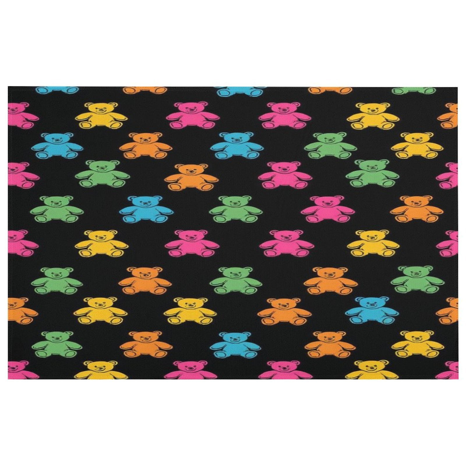 Colorful Teddy Bears Pattern Adult Home Decor Bedroom Living Room ...