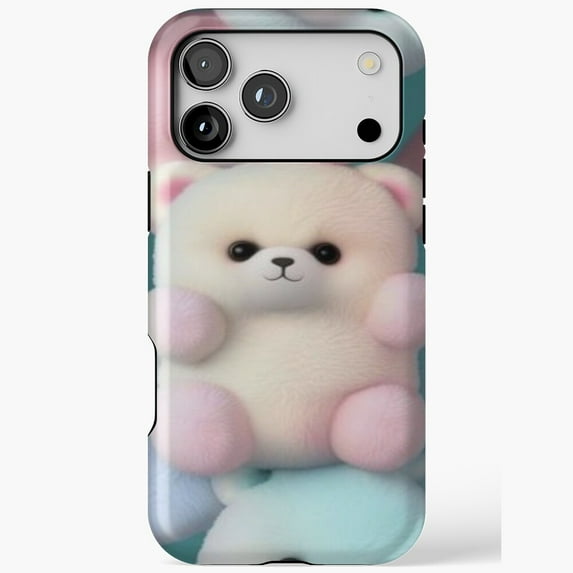 Colorful Teddy Bears Pattern Cartoon Art Protective and Compatible ...