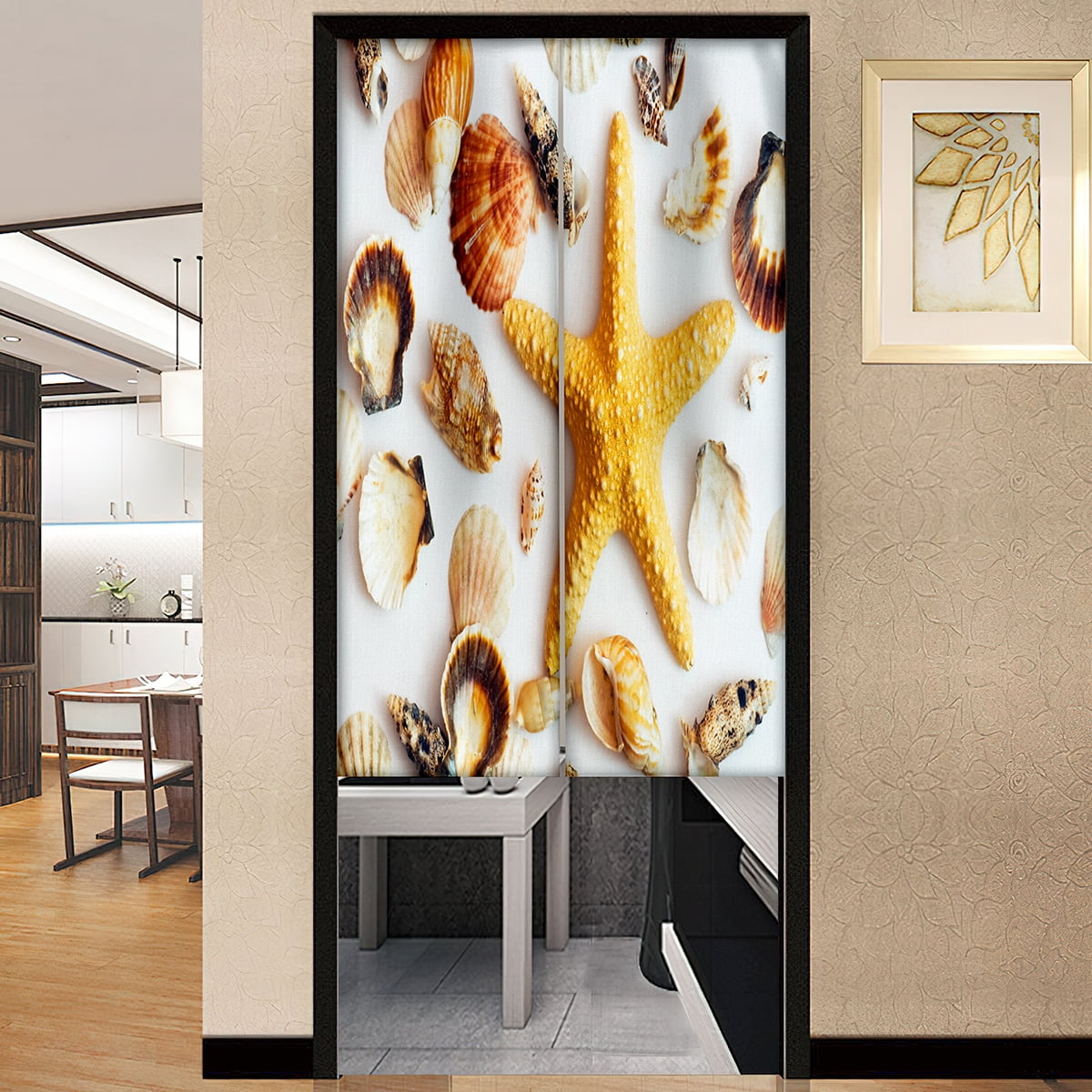 Colorful Tekstura Rakushki Korally Door Curtain Shells Sand Partition ...