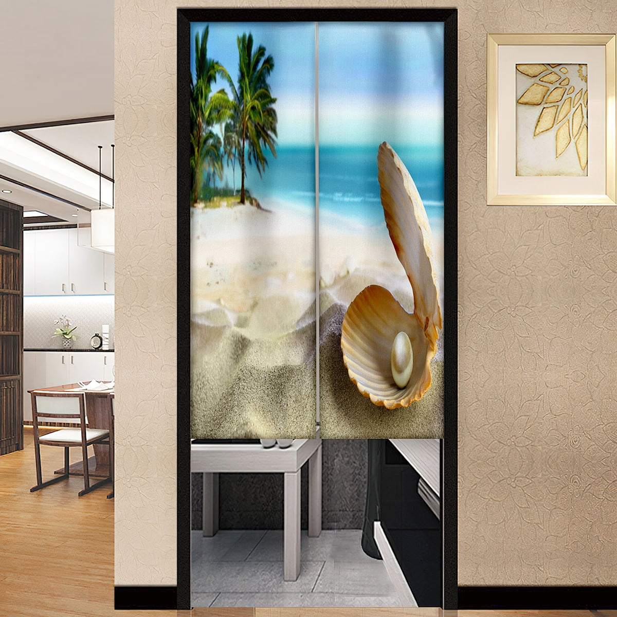 Colorful Tekstura Rakushki Korally Door Curtain Shells Sand Partition ...