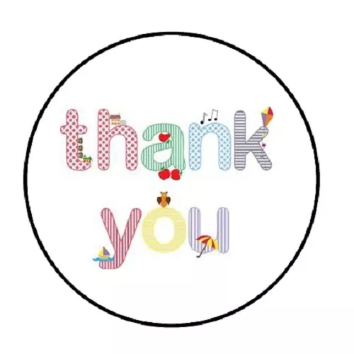 Colorful Thank You Sticker Phone Decal Water Bottle Stickers Car Decals ...