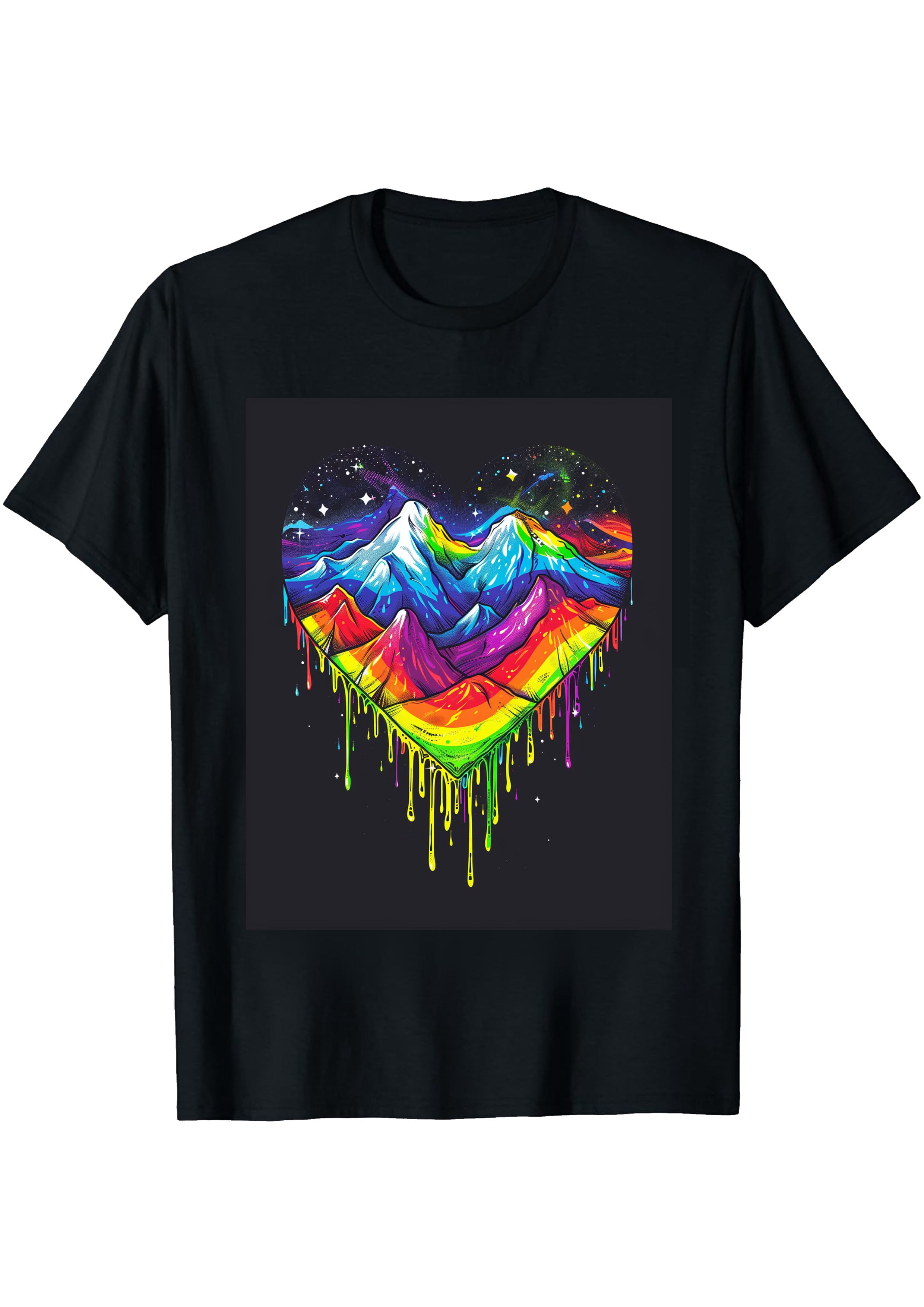Colorful: The colorful rainbow T-shirt in the sky makes you stand out ...