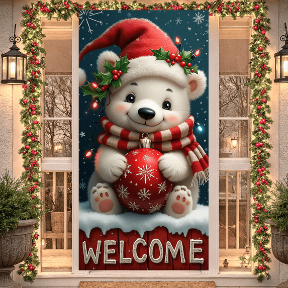 Colorful Theme Merry Christmas Banner Fun Decorative Design for Party ...