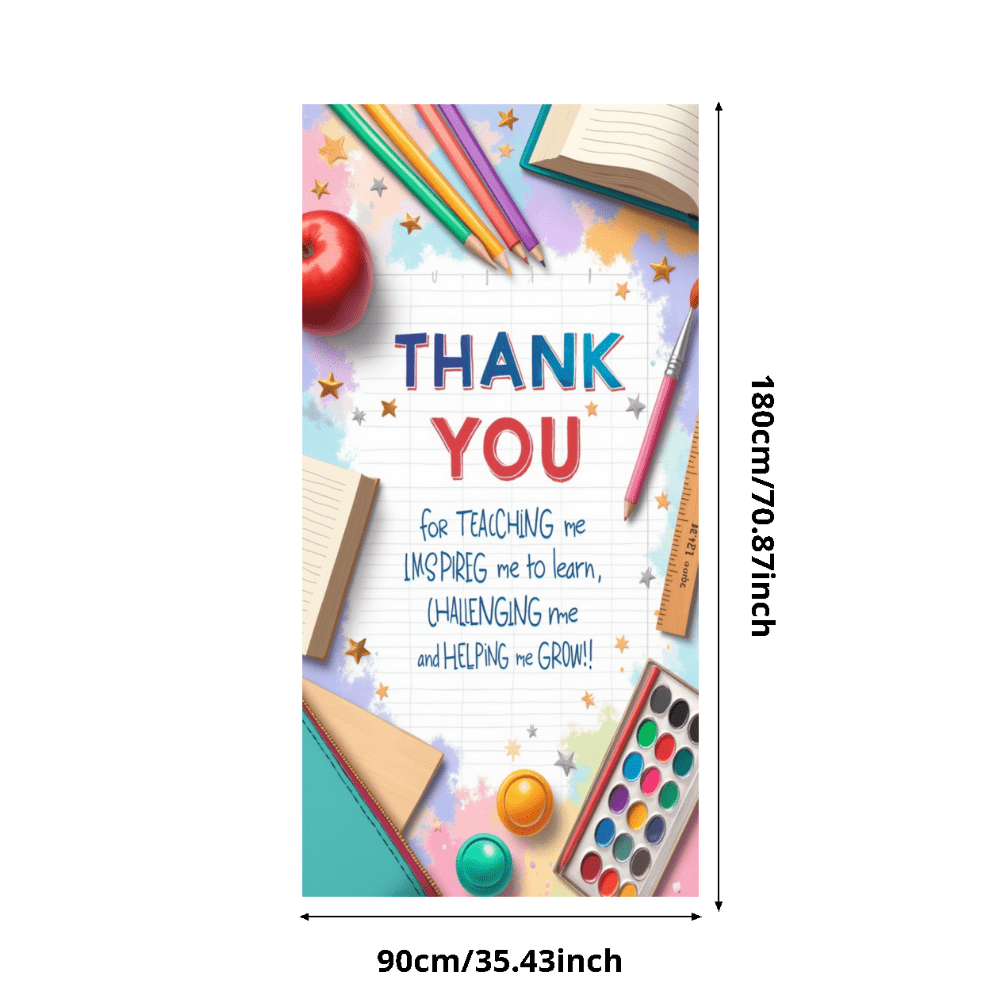 Colorful Theme Thank You Banner Classroom Decoration Teacher ...