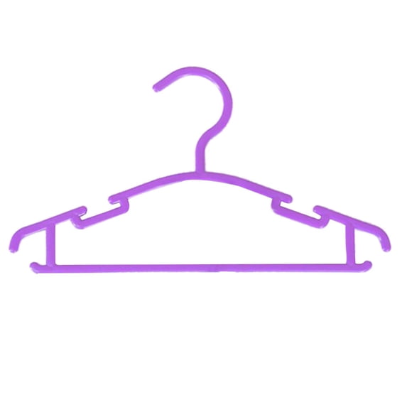 Colorful Thickened Kids Hanger with Pants Clip Lightweight Durable for ...