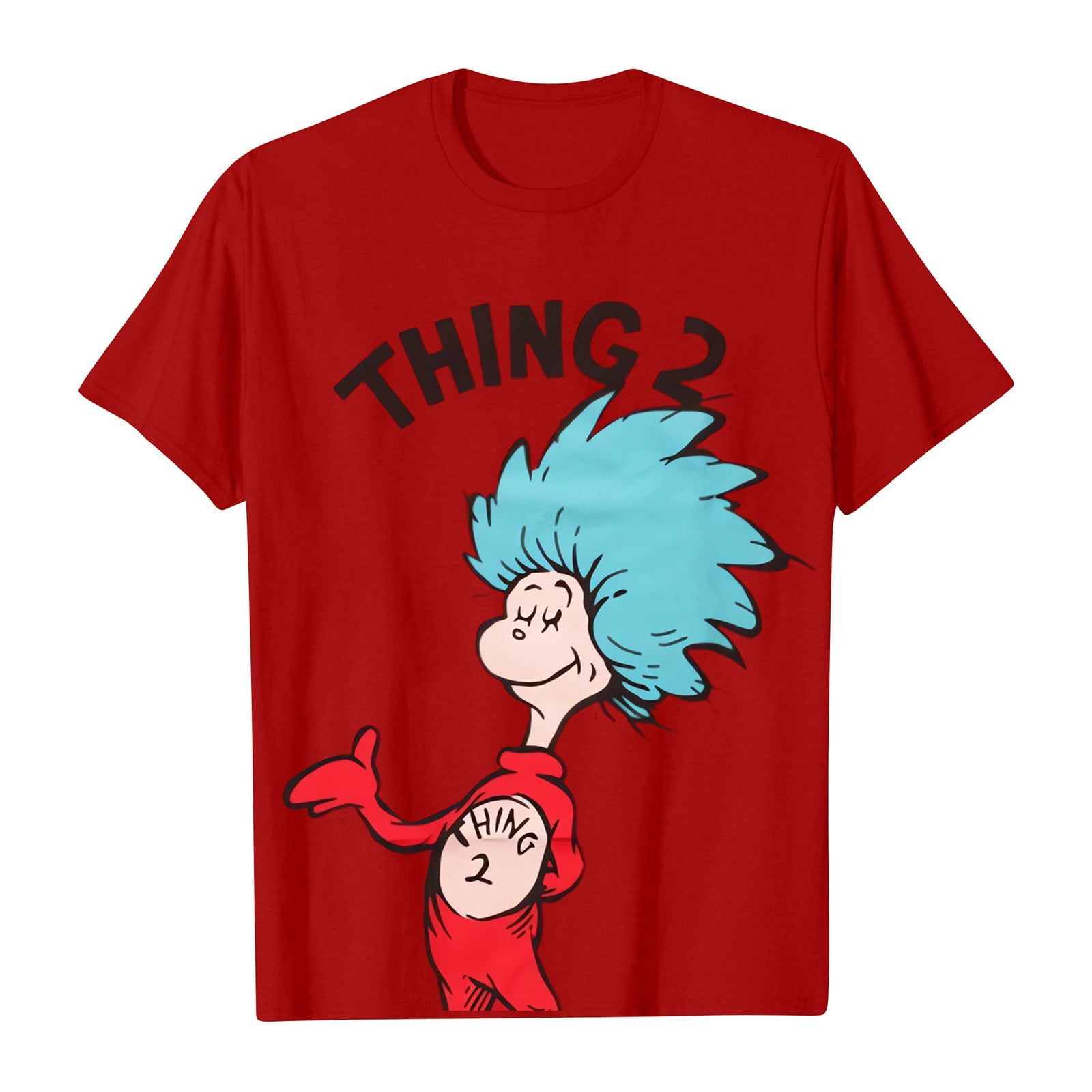 Colorful Thing 1 and Thing 2 Shirts - Dr. Seuss Book Week Costume Tees ...