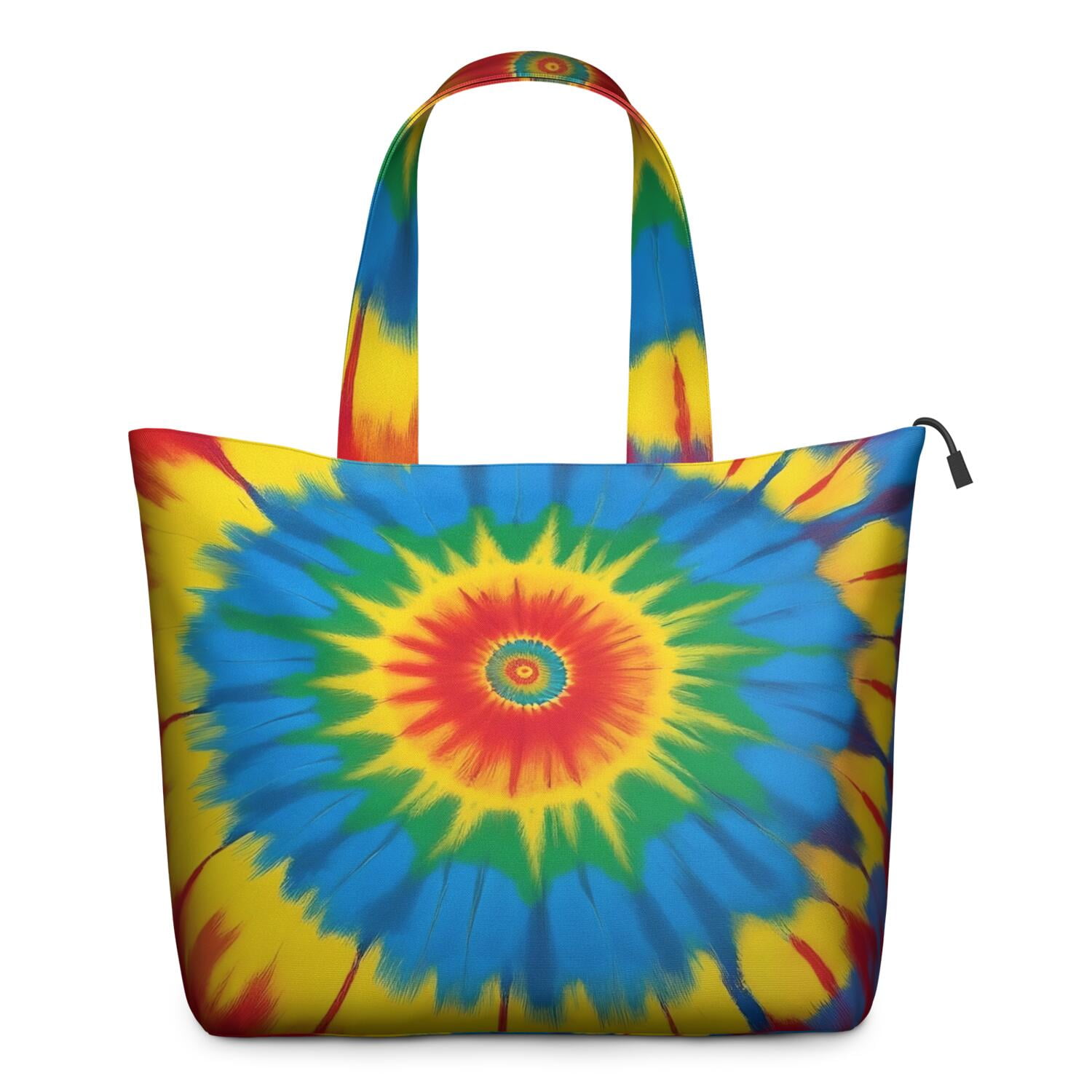 Colorful Tie Dye Mandala Pattern Travel Tote Bags for Women Carry On ...