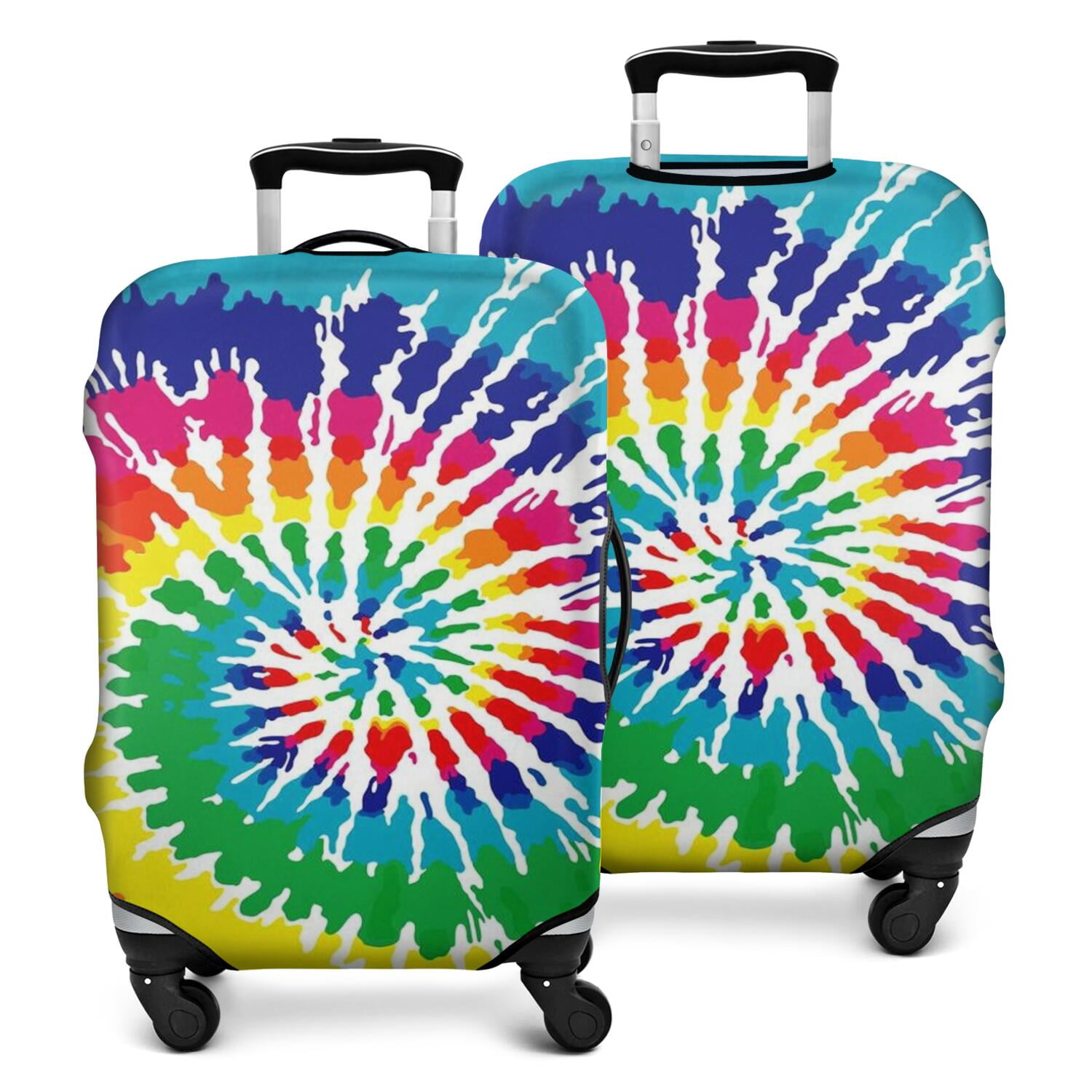 Colorful Tie Dye Pattern Luggage Cover Fashion Suitcase Cover Baggage ...