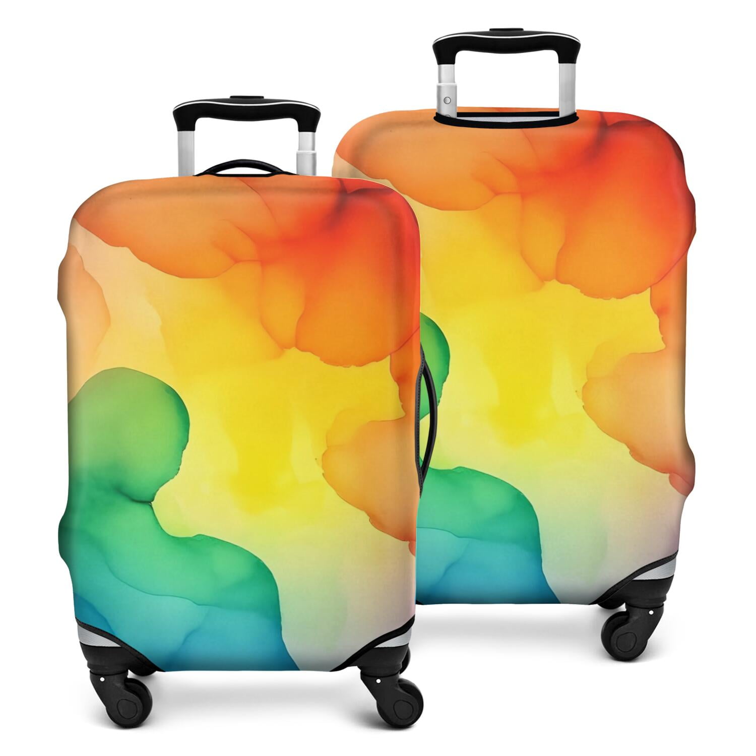 Colorful Tie Dye Stain Pattern Luggage Cover Fashion Suitcase Cover ...