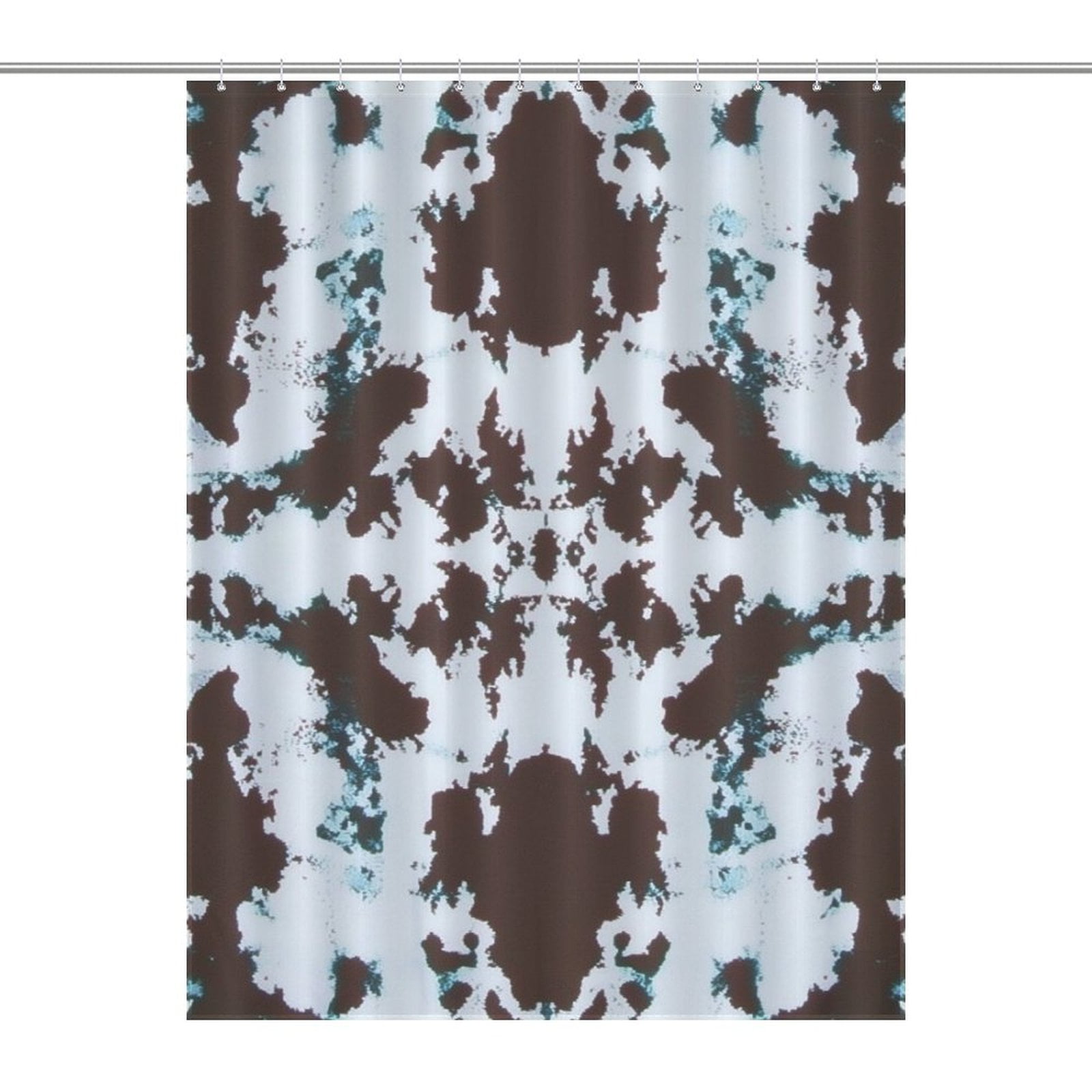 Colorful Tie Dye Vortex Cloth Fabric Bathroom Decor Set with Hooks ...