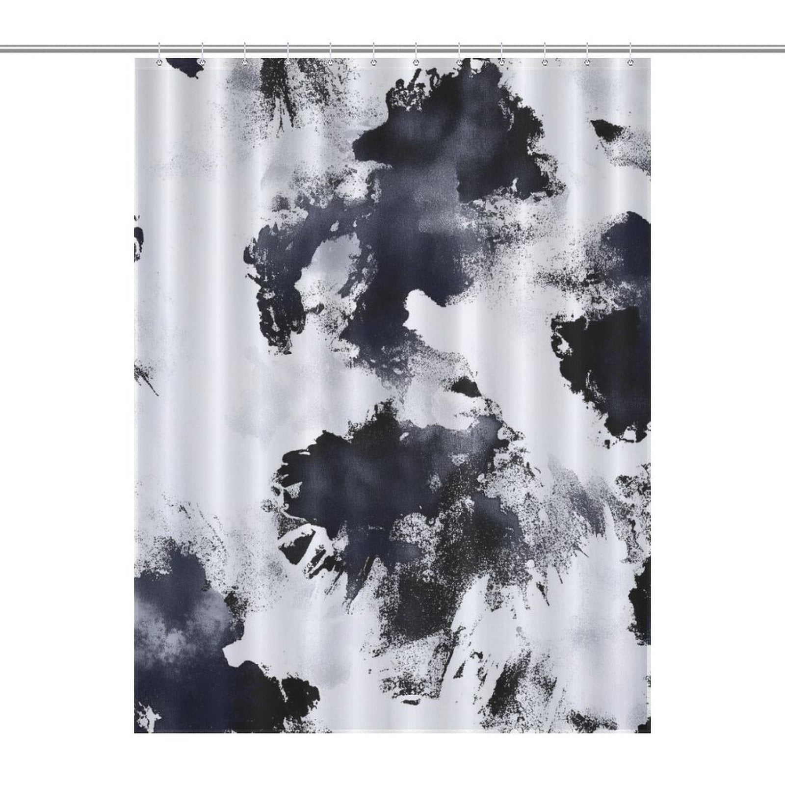 Colorful Tie Dye Vortex Cloth Fabric Bathroom Decor Set with Hooks ...