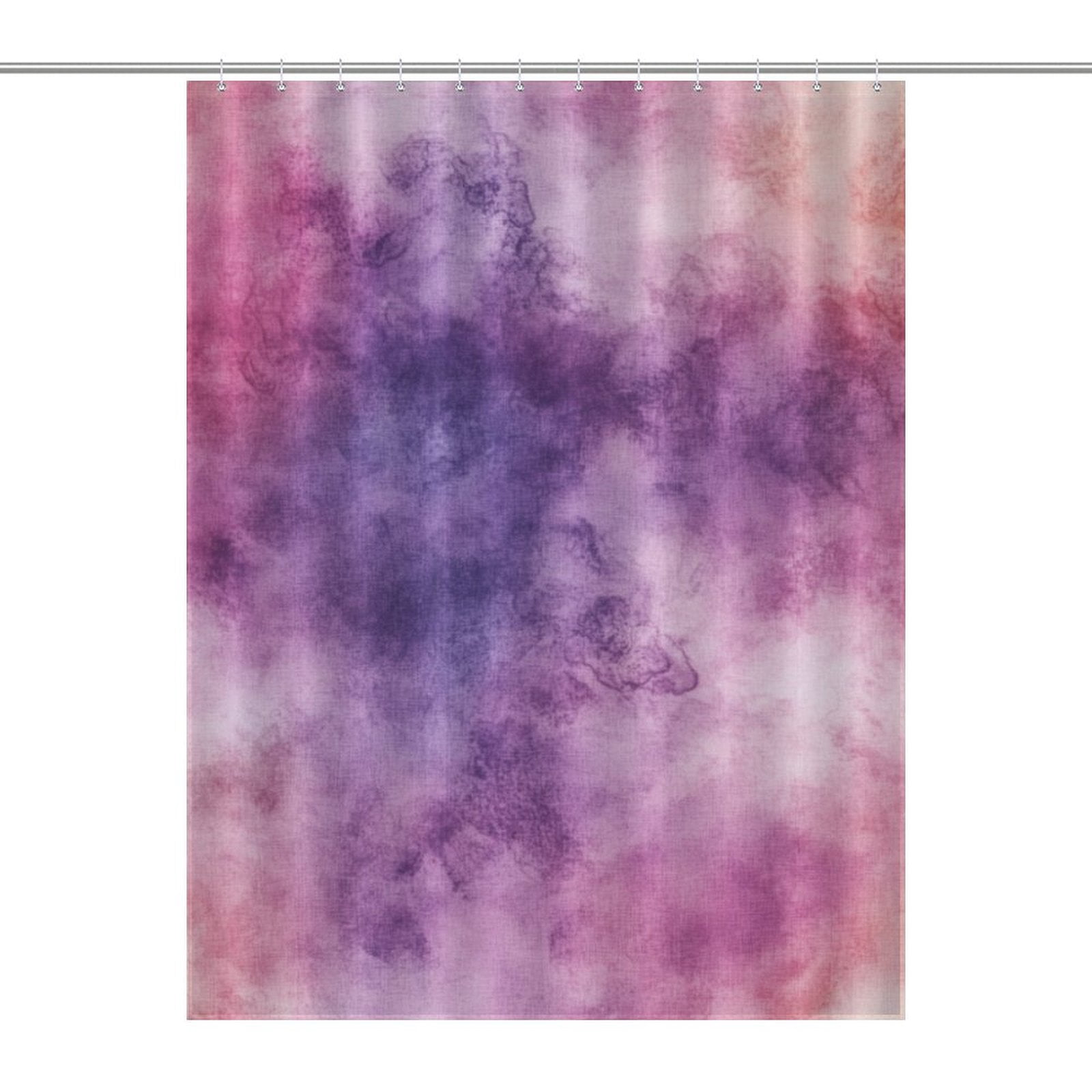 Colorful Tie Dye Vortex Cloth Fabric Bathroom Decor Set with Hooks ...